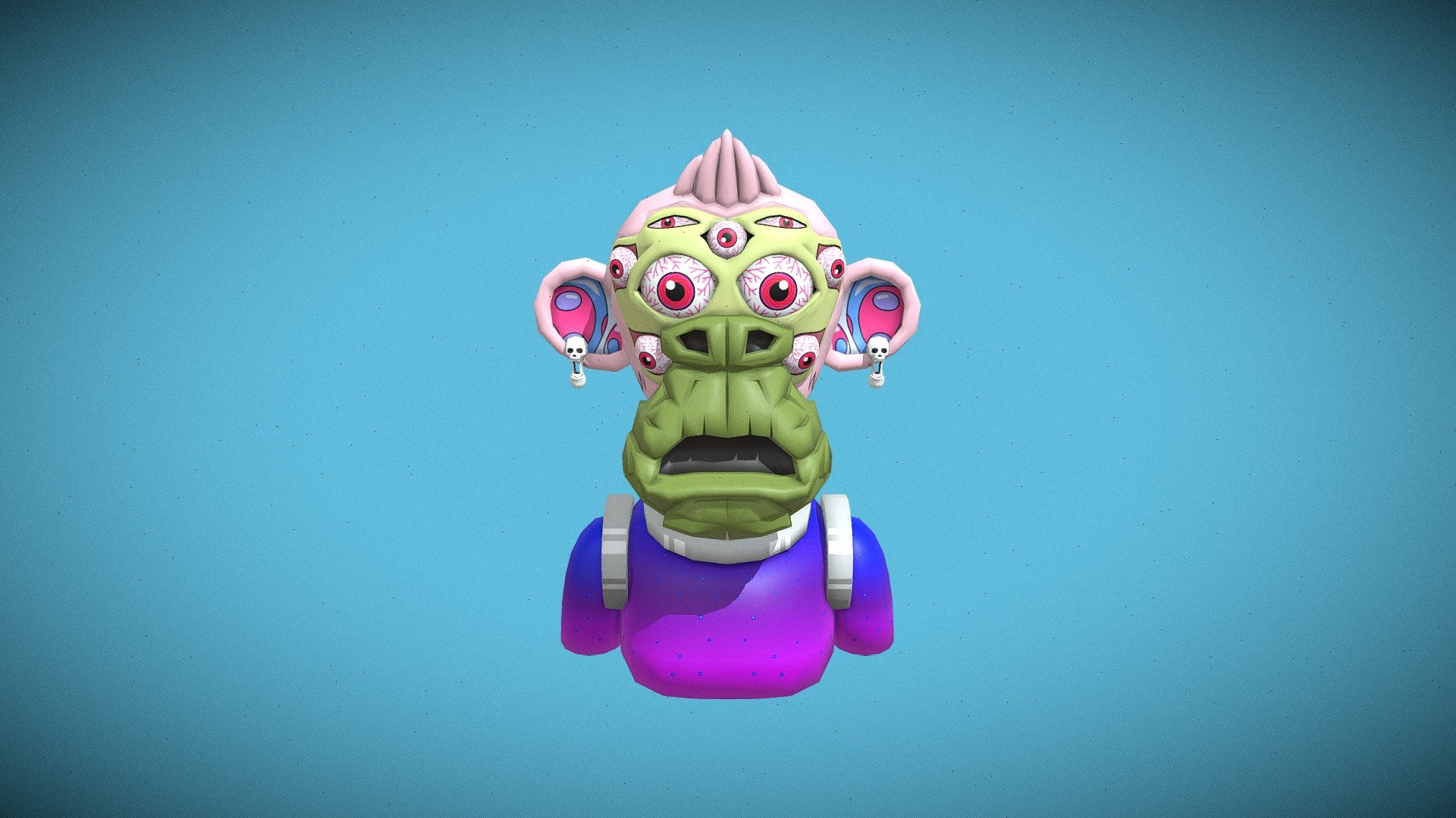 Mutant Ape Yacht Club #5088 - 3D model by psychrome [32b0f18] - Sketchfab