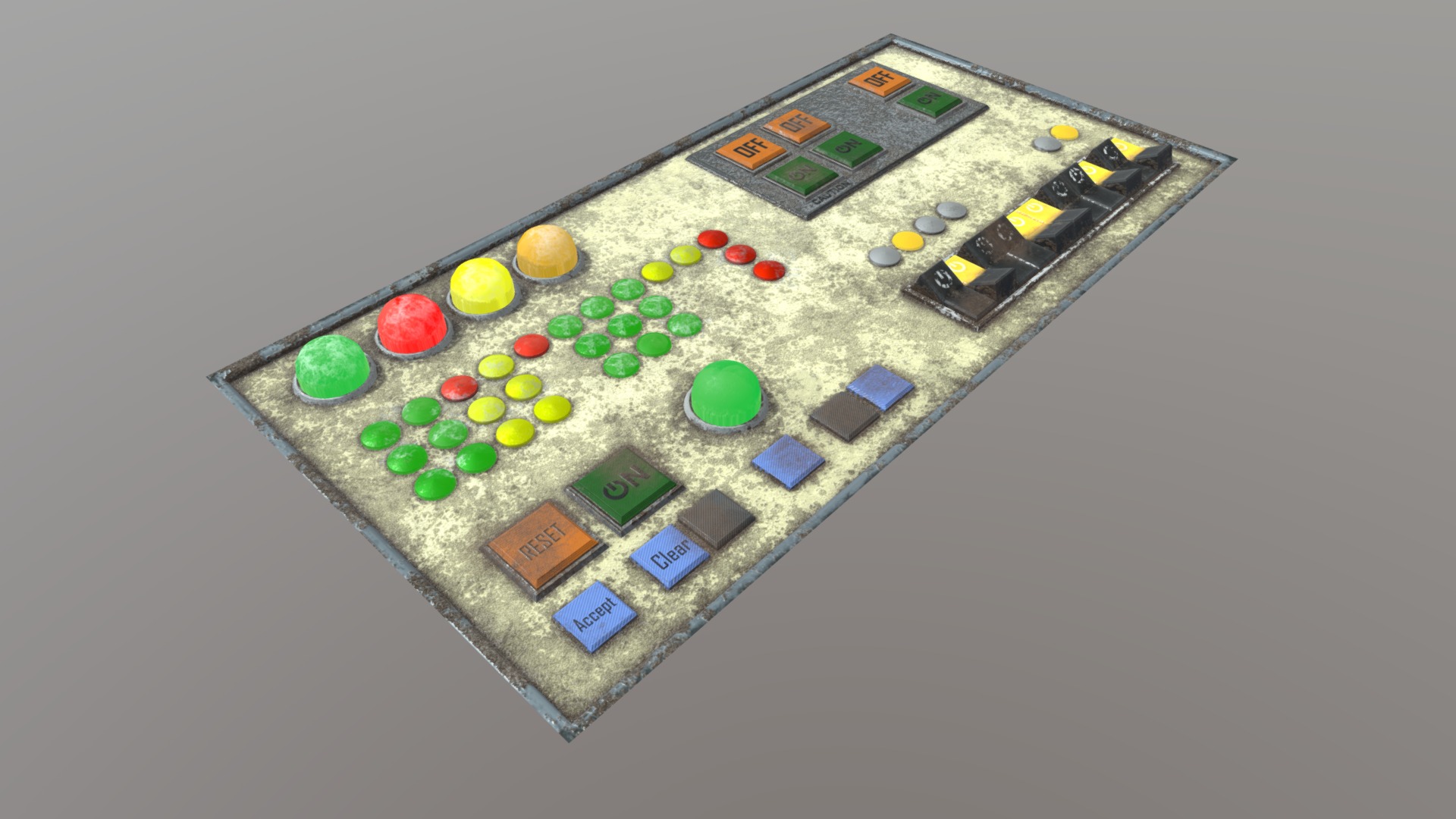 Computer Panel - 3D model by Nickz_Gamedev (@nickz) [32b2438] - Sketchfab