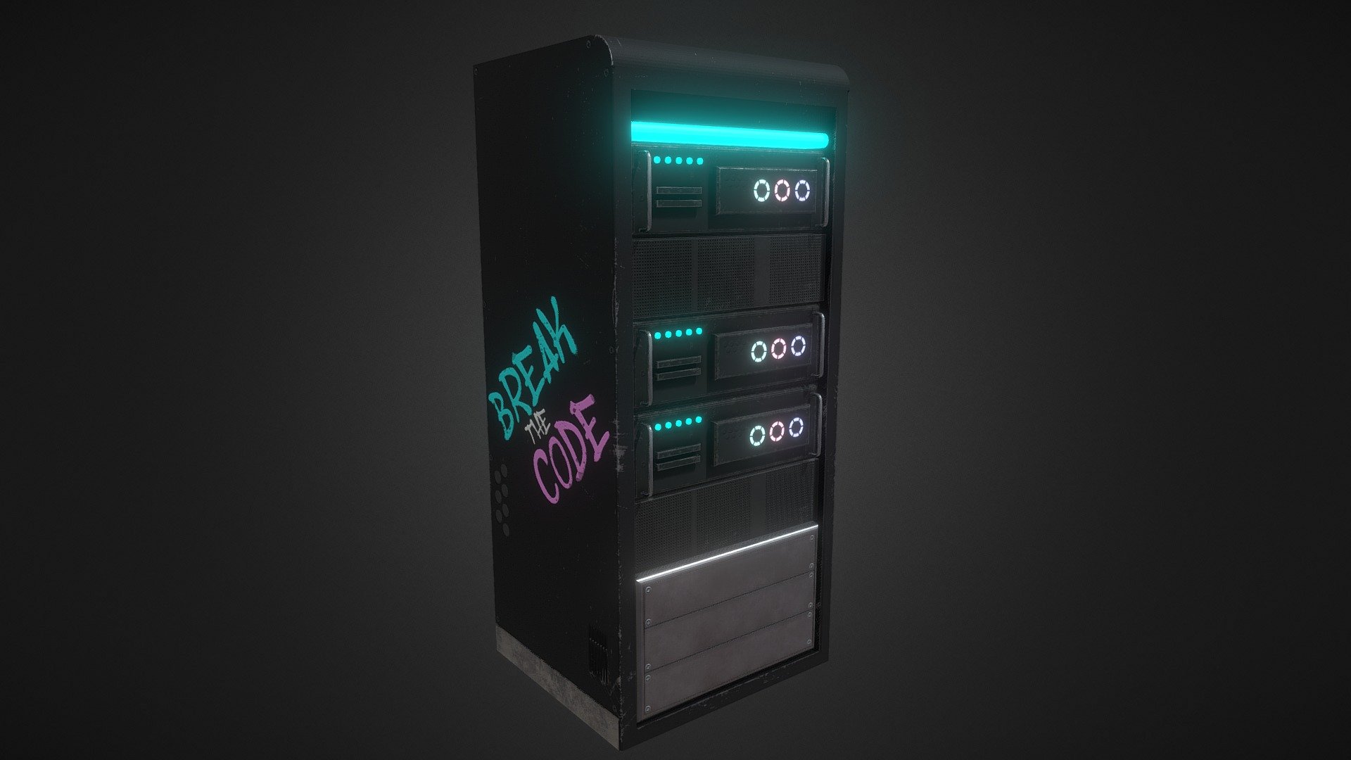 Server Rack - 3D model by JustFaith (@charljustine) [32b3585] - Sketchfab
