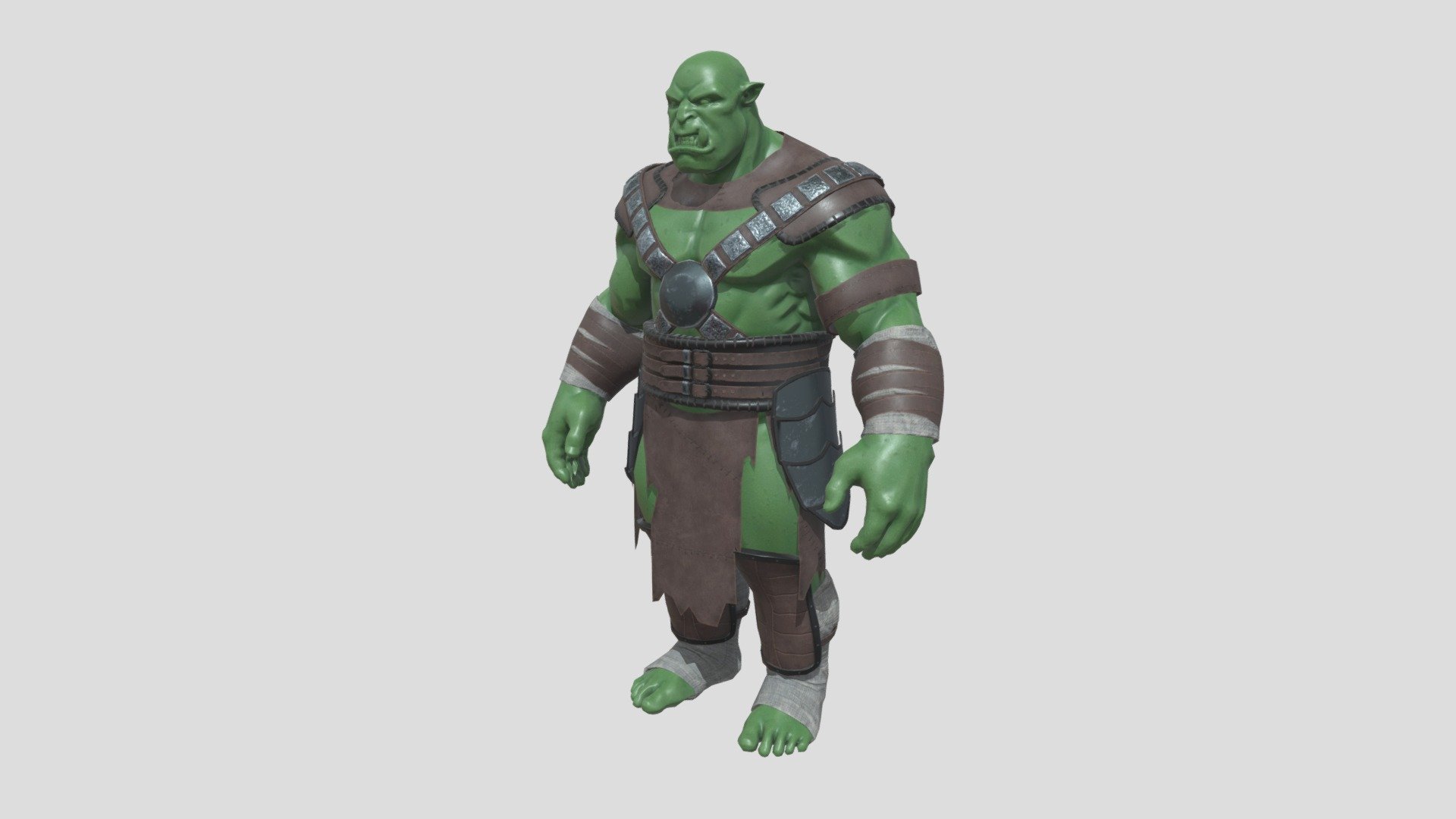 Procedural Orc armor test 3 - Download Free 3D model by ghostnoface ...