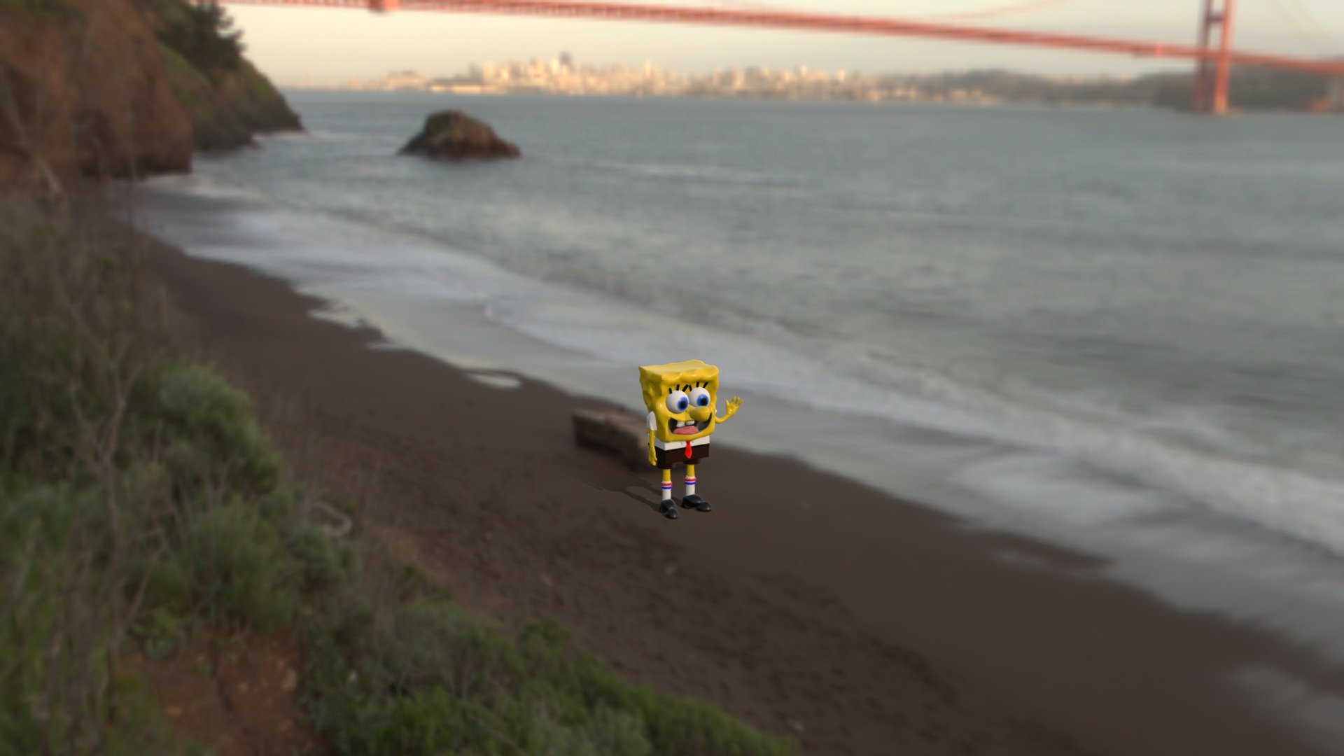 Not SpongeBob SquarePants - 3D model by xredxrangerx [32b3a53] - Sketchfab