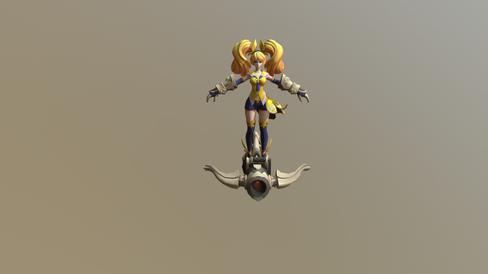 Sun Shangxiang - Download Free 3D model by Livio (@CCTV.Mario) [32b3fd8 ...