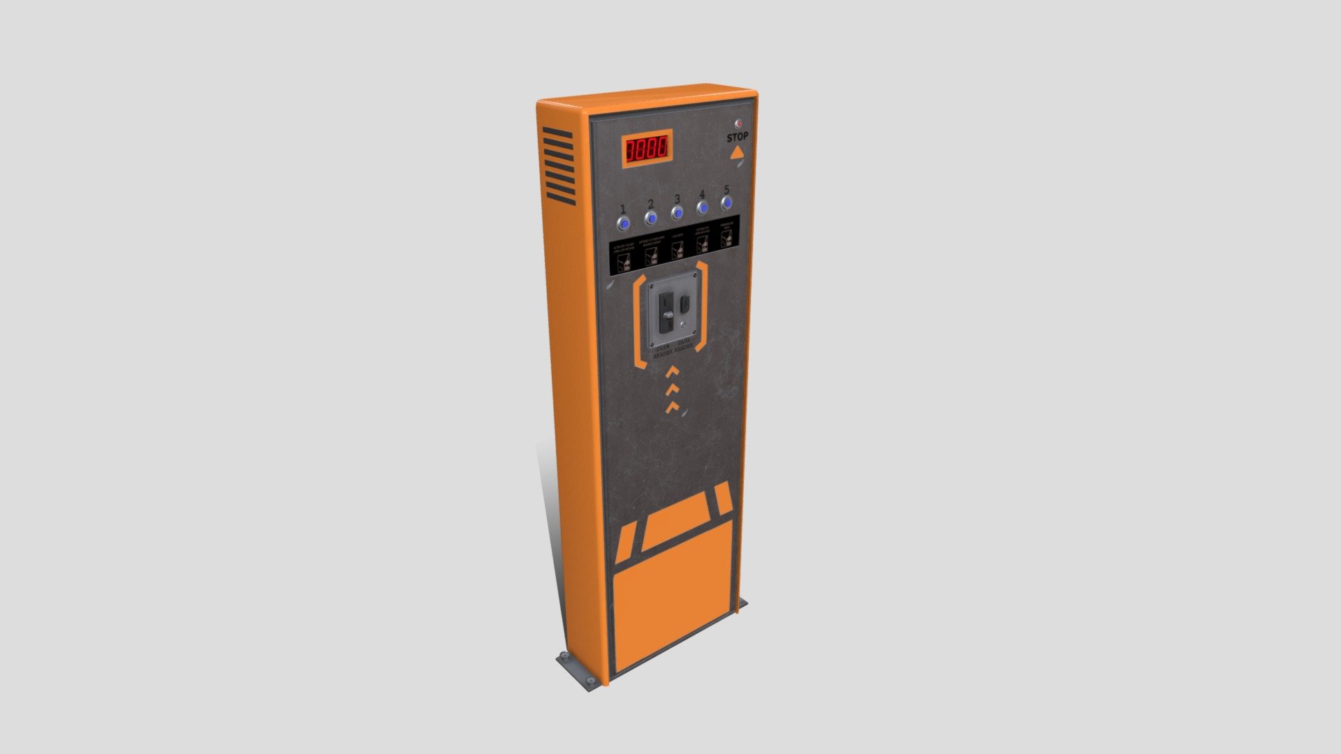Car Wash Money Register (Game-ready model) - Buy Royalty Free 3D model ...