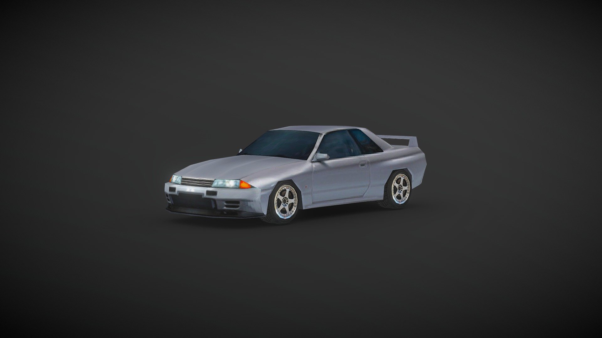 Nissan skyline r32 (ps1 graphics) - 3D model by CyberGruzin [32b5e61 ...