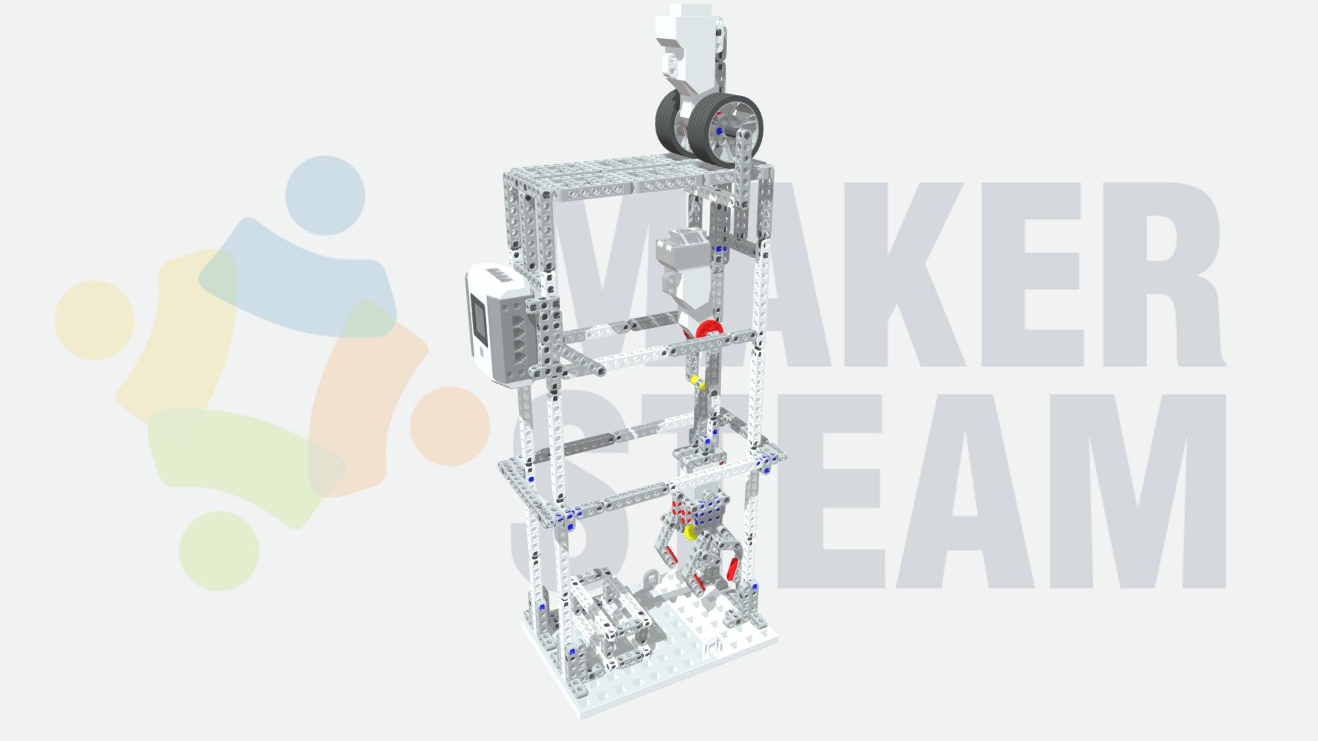 Linear crane - 3D model by MAKERSTEAM [32b627a] - Sketchfab
