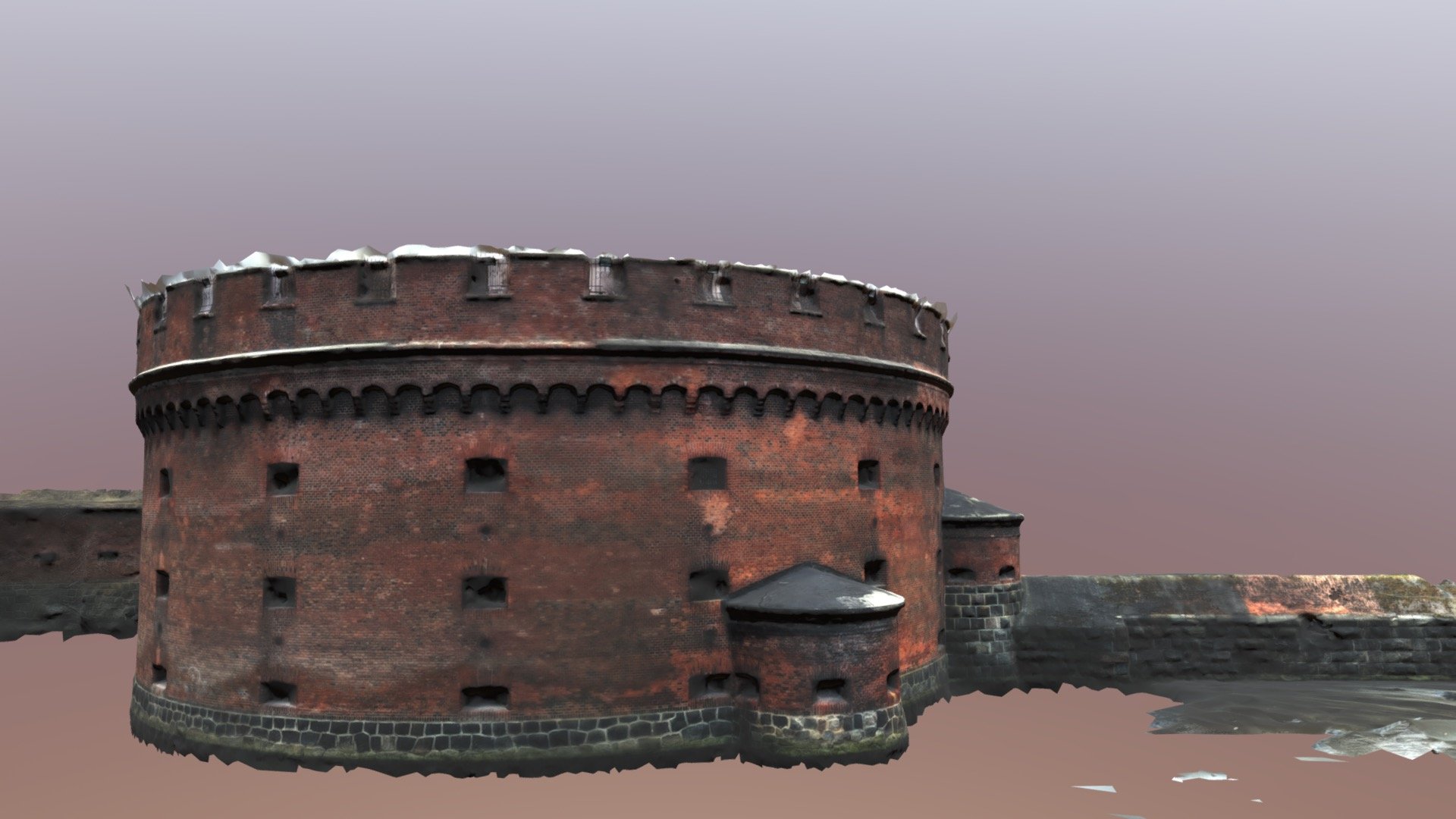Fort tower, raw scan - Download Free 3D model by AVZ ...