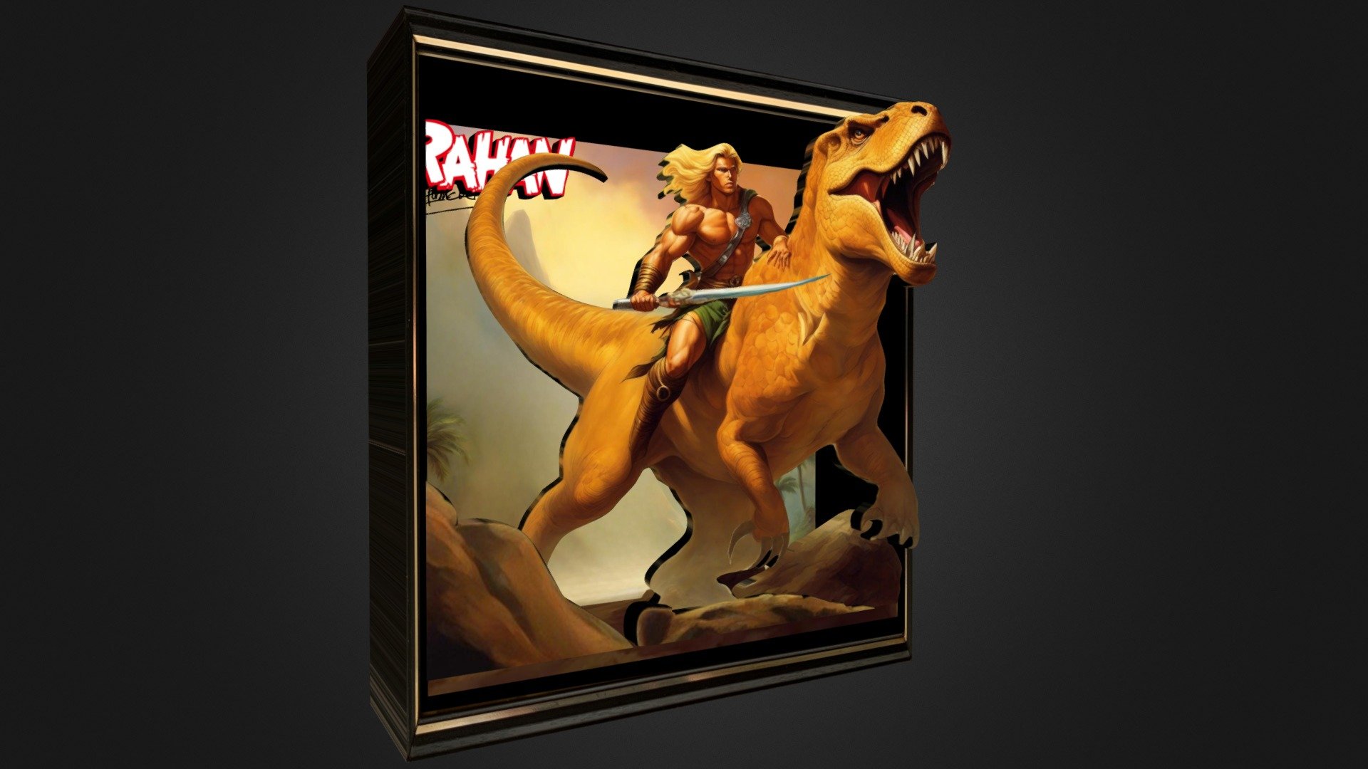 Rahan v3 - 3D model by Art-Conan [32ba6a6] - Sketchfab