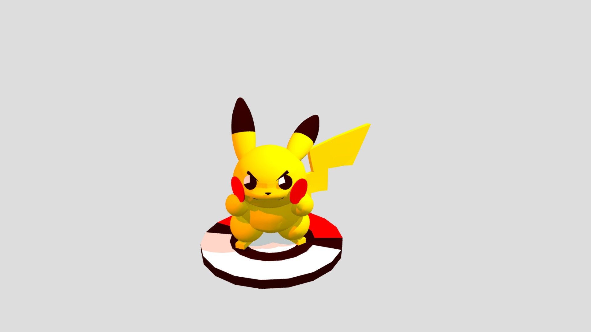 Weekly: Pikachu - Download Free 3D model by evar (@eva-rt) [32bd60d ...