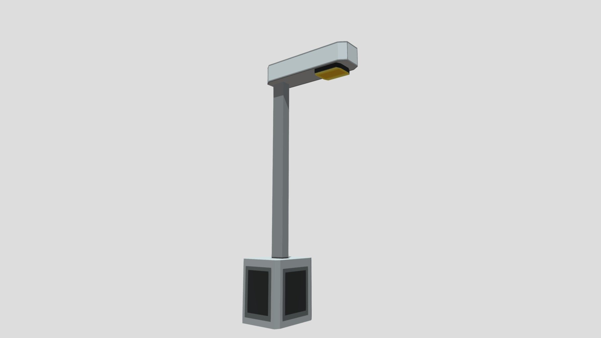 Low Poly Light Street - Download Free 3D model by xboyghost07 [32bd9bc ...