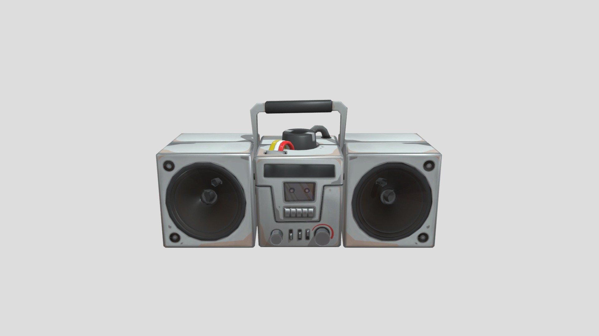 Boom Box - Download Free 3D model by Irandograuau [32bf638] - Sketchfab