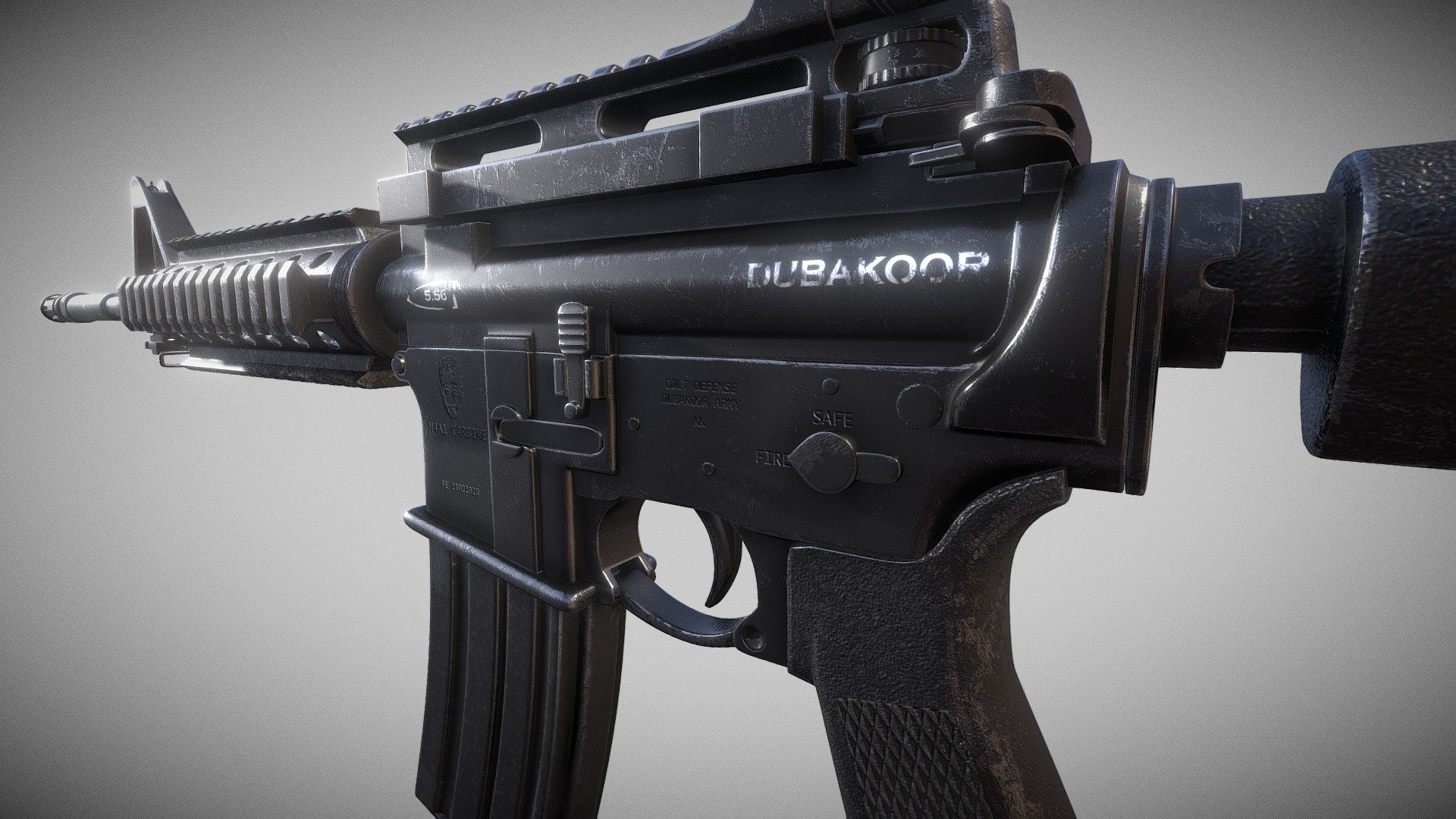 M4 16 - 3D model by Aravindeep [32c22d2] - Sketchfab