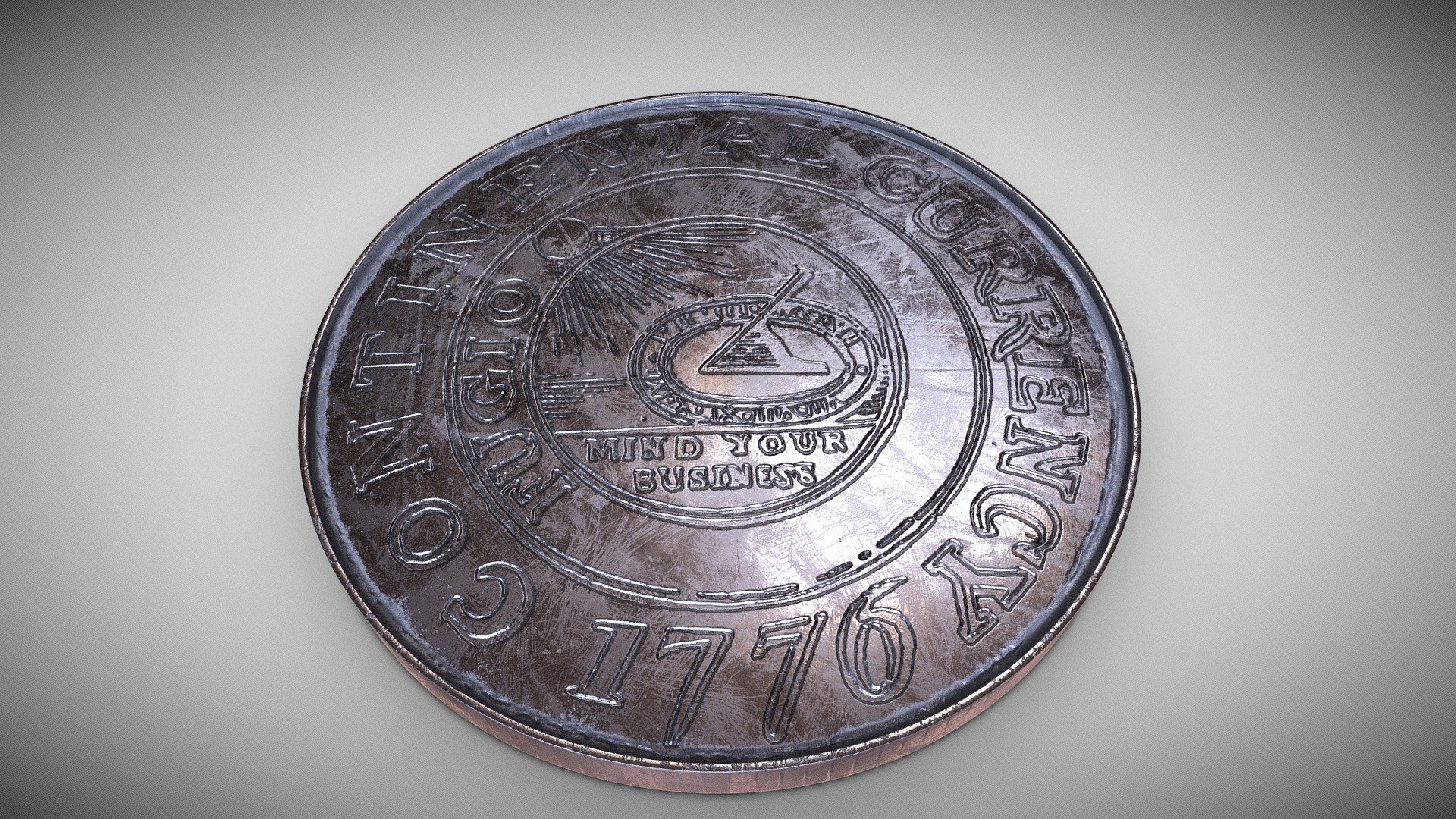 Old Historical American Coin - Download Free 3D model by Incg5764 ...