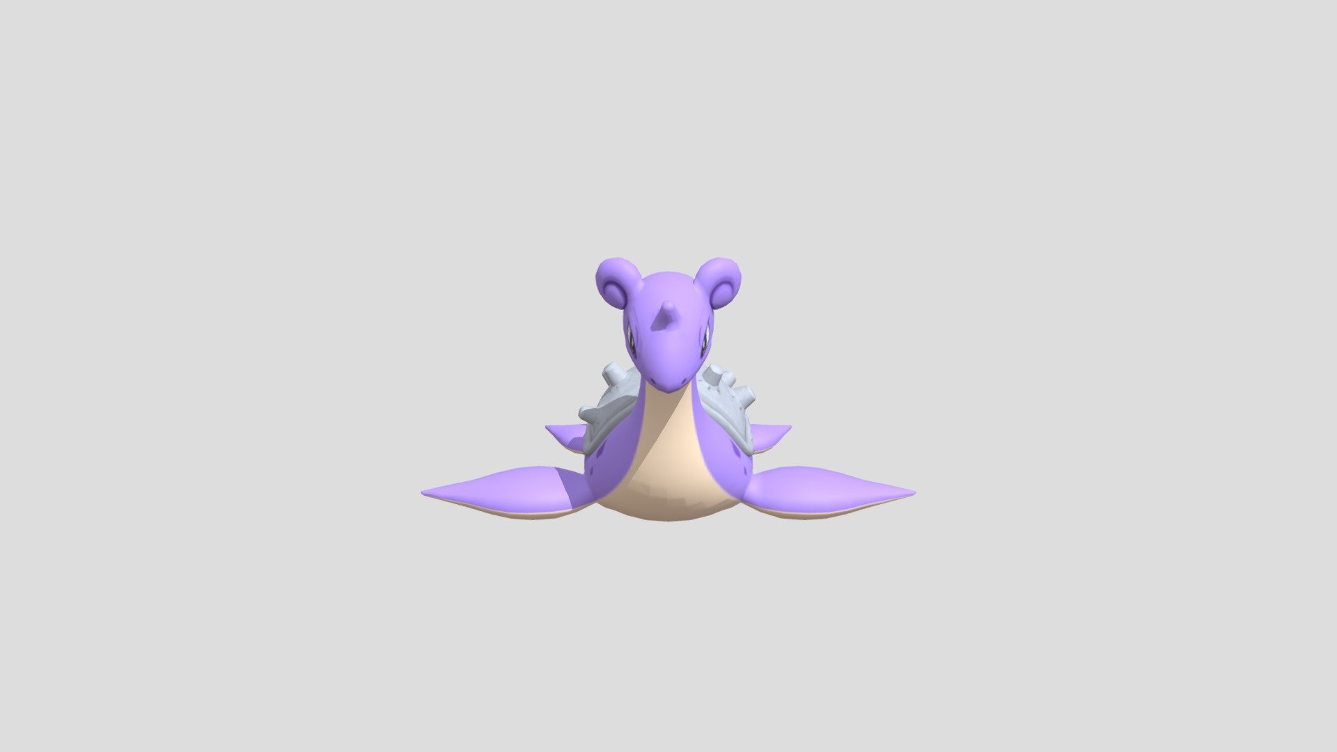Lapras - Download Free 3D model by karel.debie2012 [32c6950] - Sketchfab