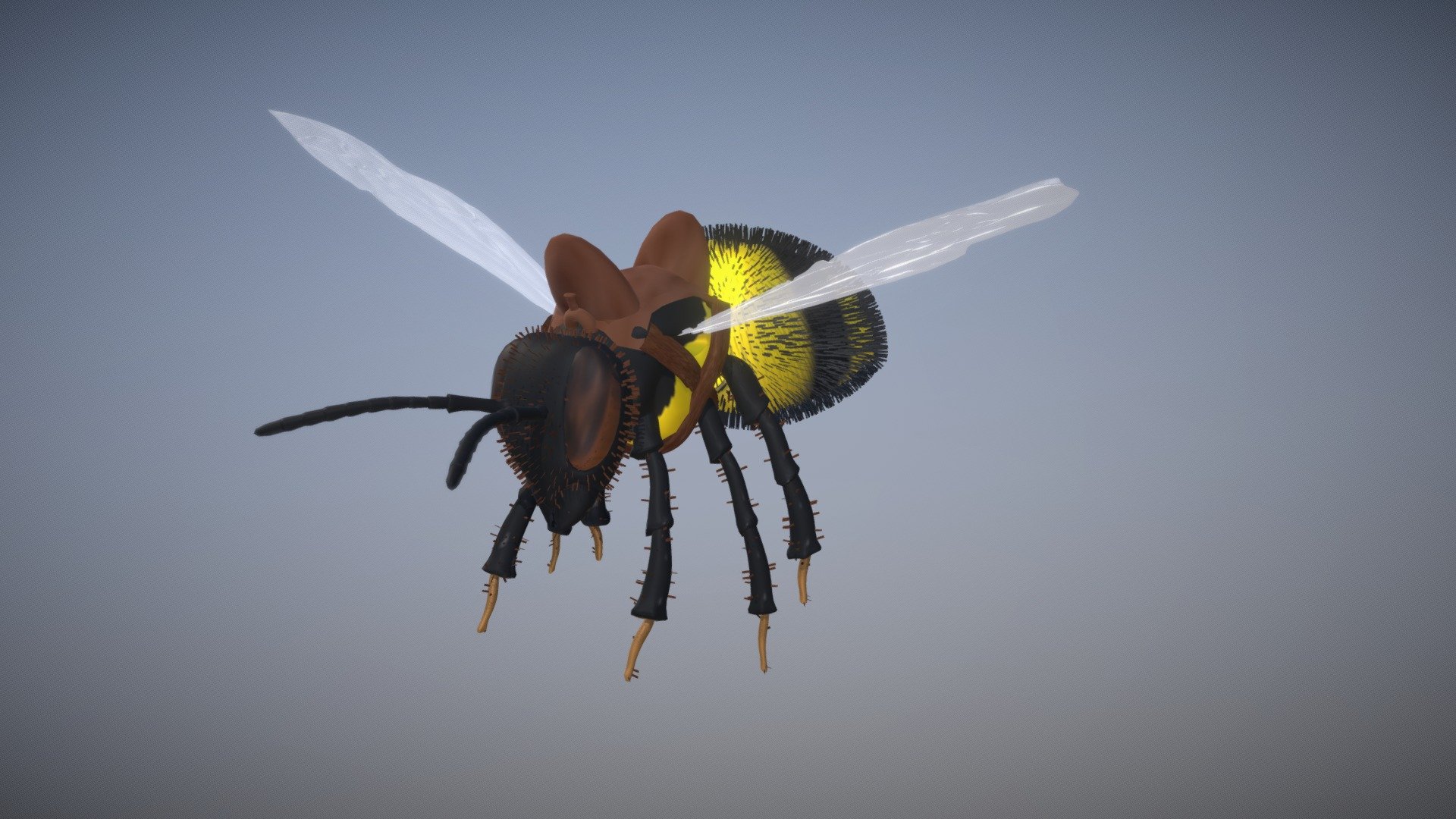 Bee Pet WIP Review 2 - 3D model by np (@avoidatallcosts) [32c7ebf ...
