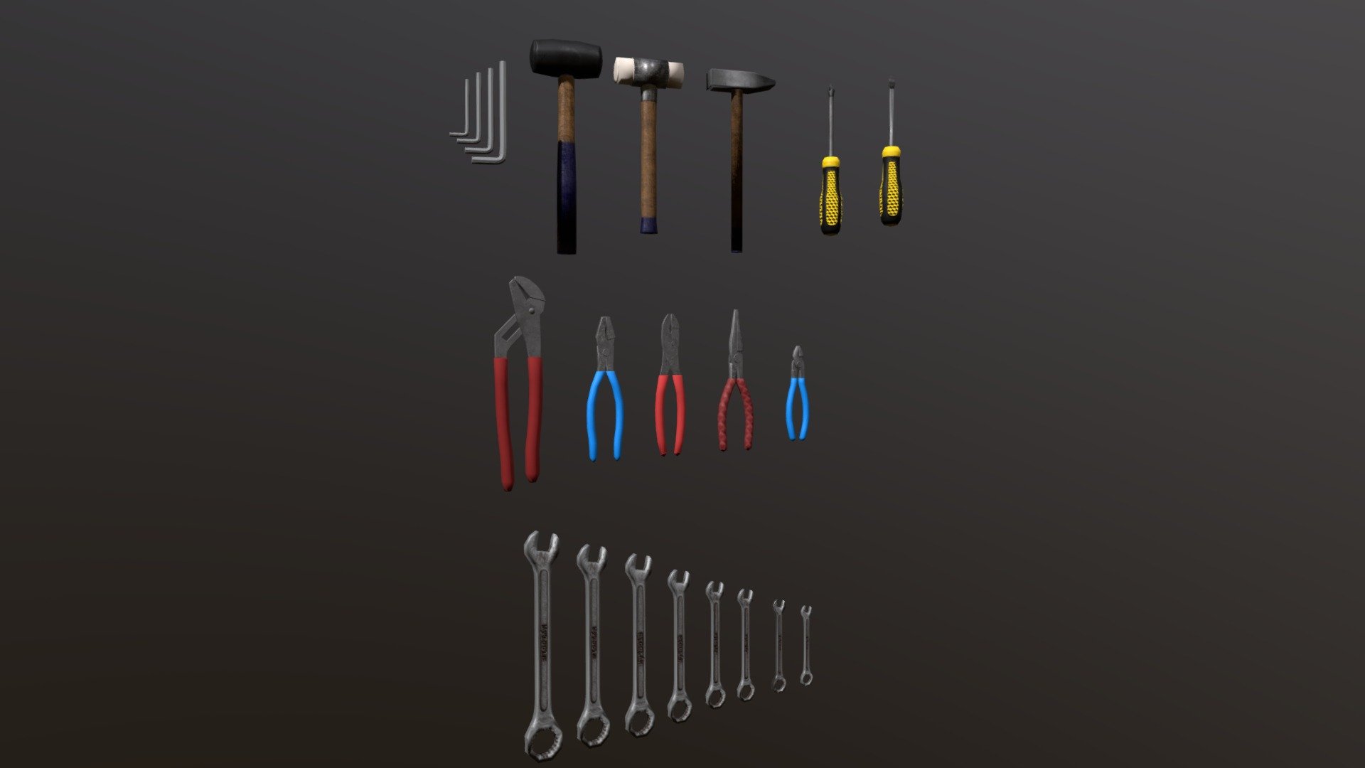 Tools - 3D model by enyra [32c80ea] - Sketchfab