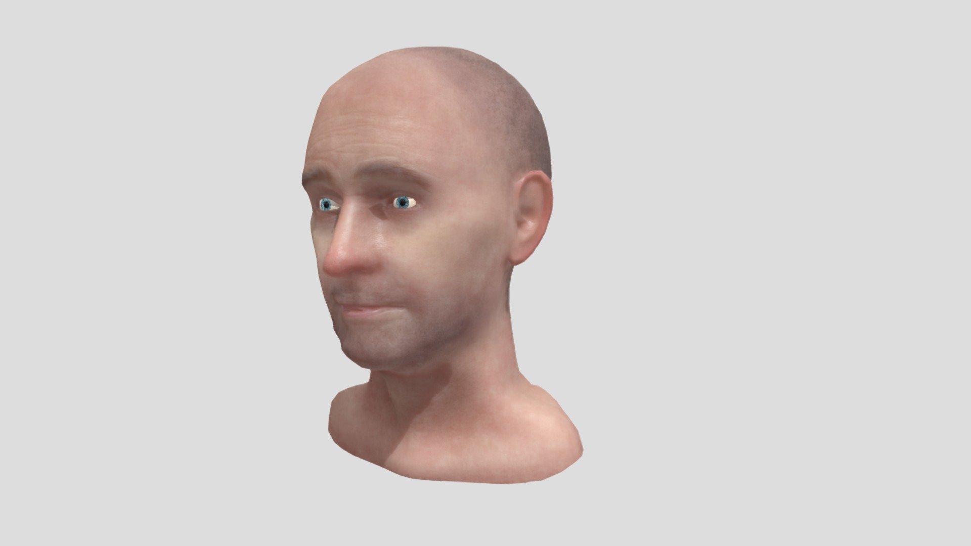 Male Human Bust - 3D model by glazelight [32cb1fb] - Sketchfab