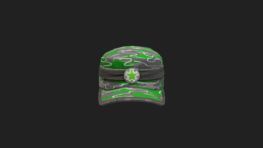 PUBG Green Pattern Cap - 3D model by Skin-Tracker (@stairwave) [32cb495 ...