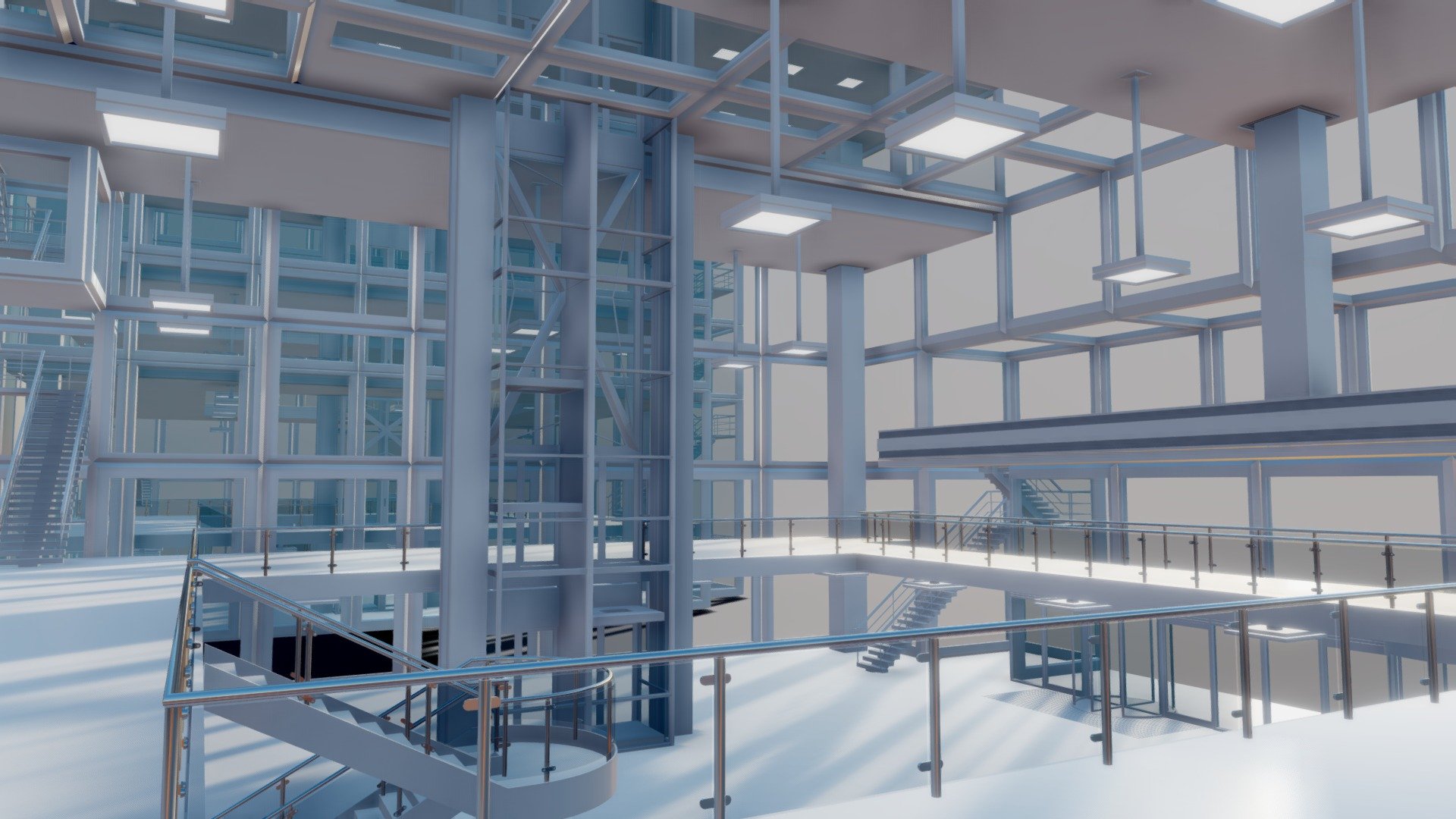 Office Building Tower 2 - Buy Royalty Free 3D model by Giimann [32cd191 ...