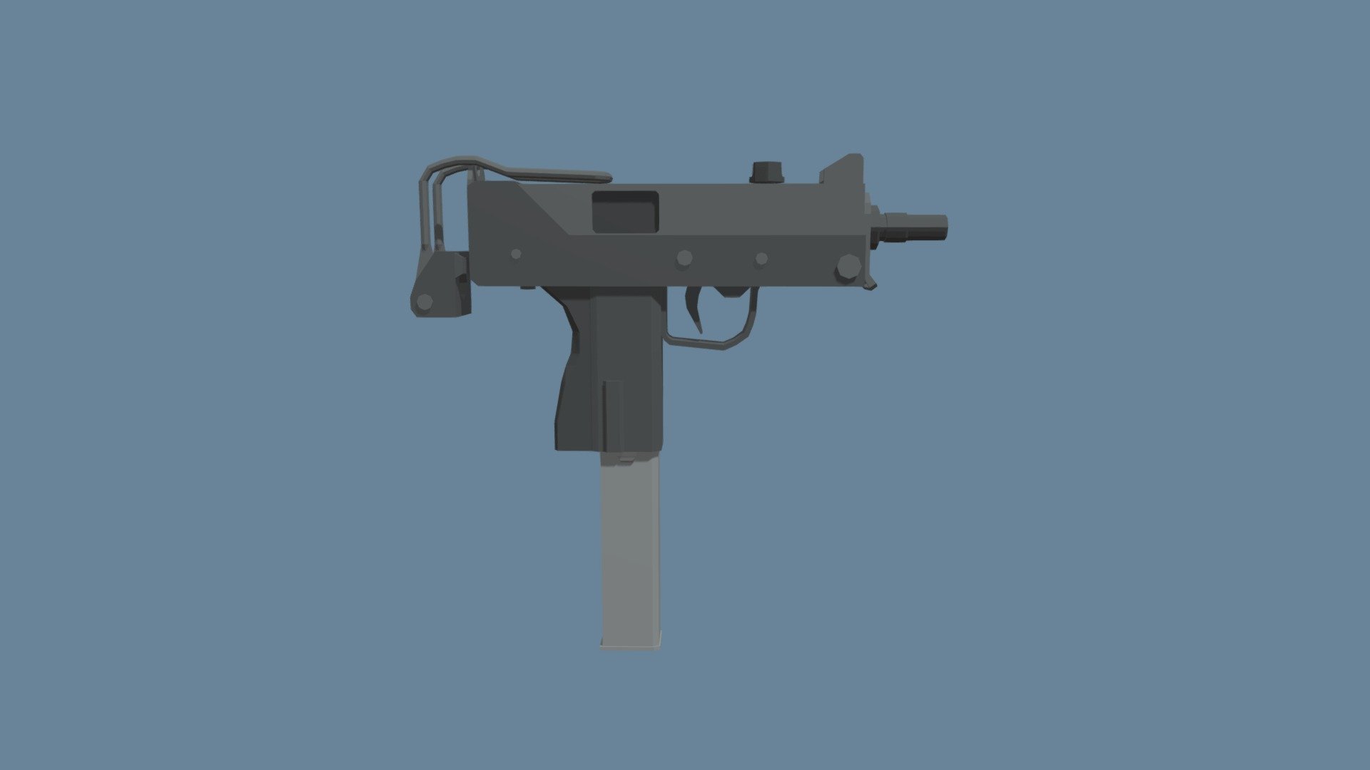 MAC-10 (Low-Poly) - Download Free 3D model by GoldbergR [32cde5d ...
