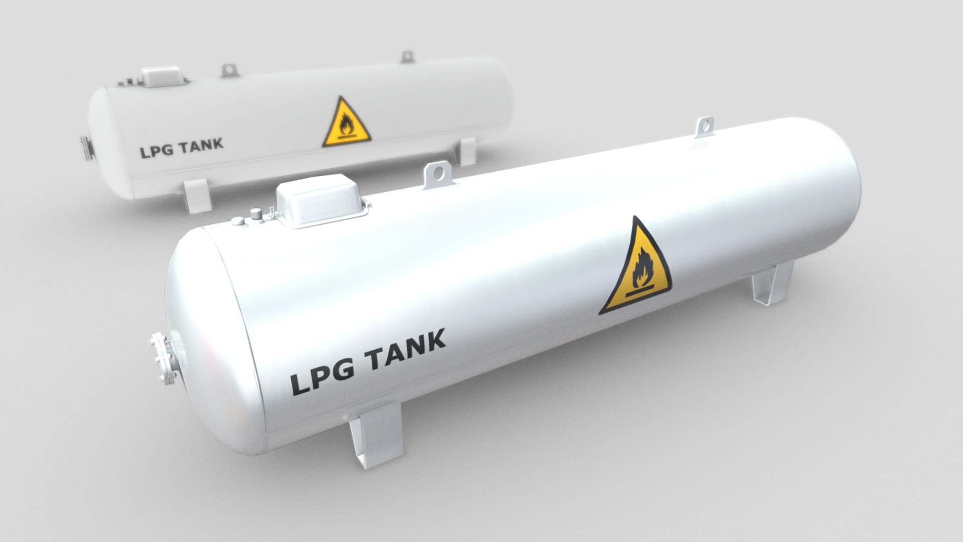 LPG Tank (Low-Poly) - Buy Royalty Free 3D model by VIS-All-3D (@VIS-All ...