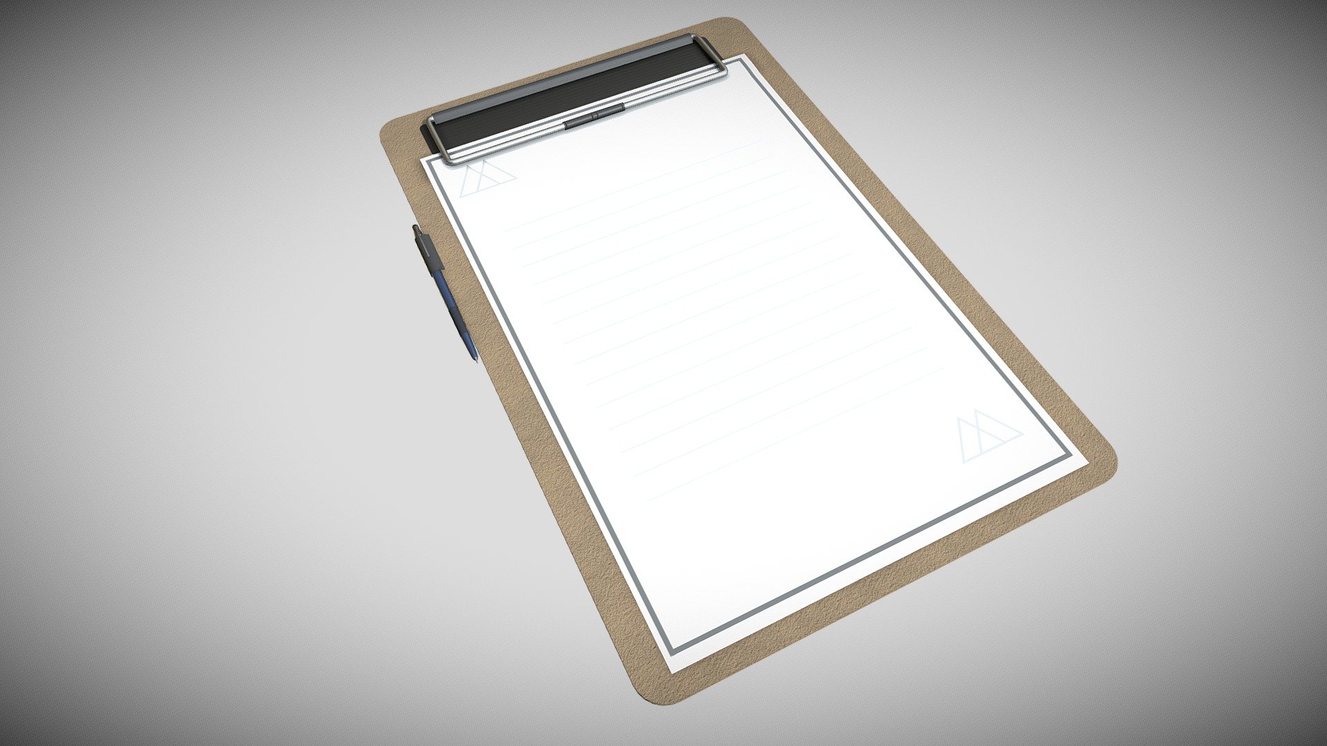 Clipboard - Buy Royalty Free 3D model by MW-Models [32d0b9a ...