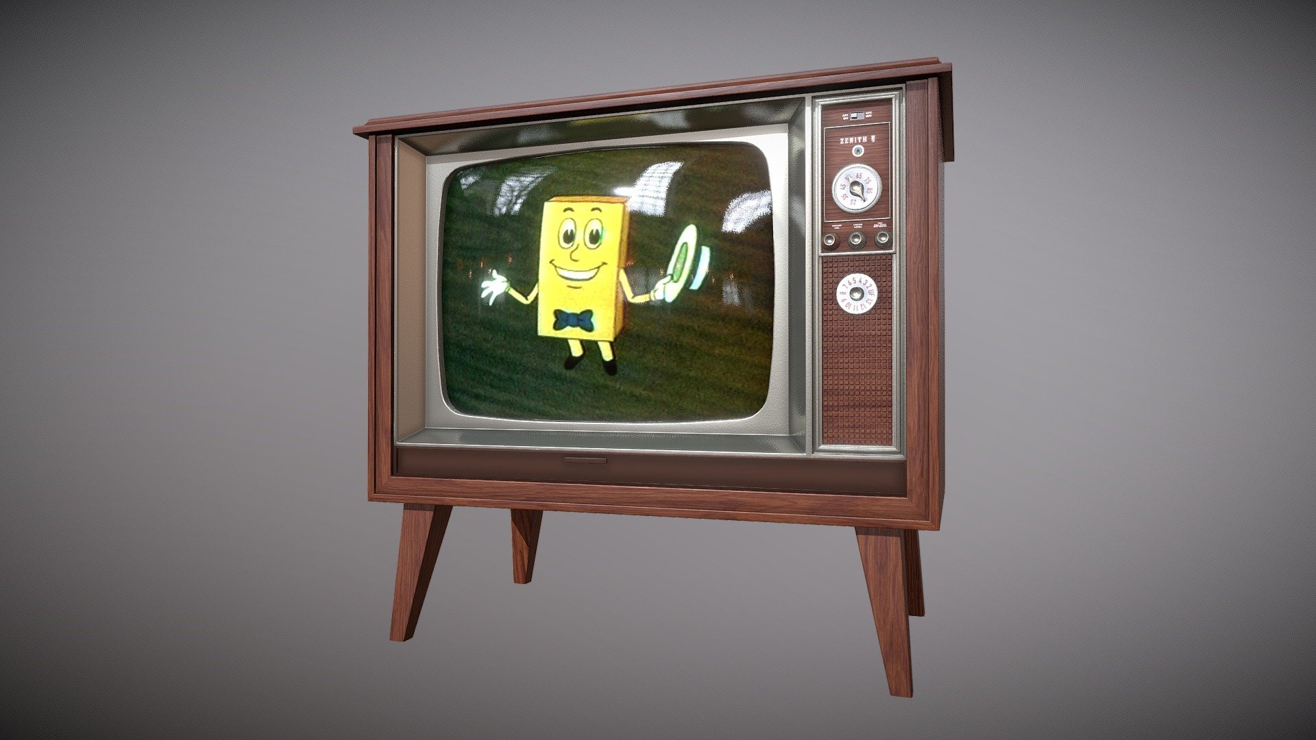 Zenith television - 3D model by David Bassie (@coffee_geek) [32d16f8 ...