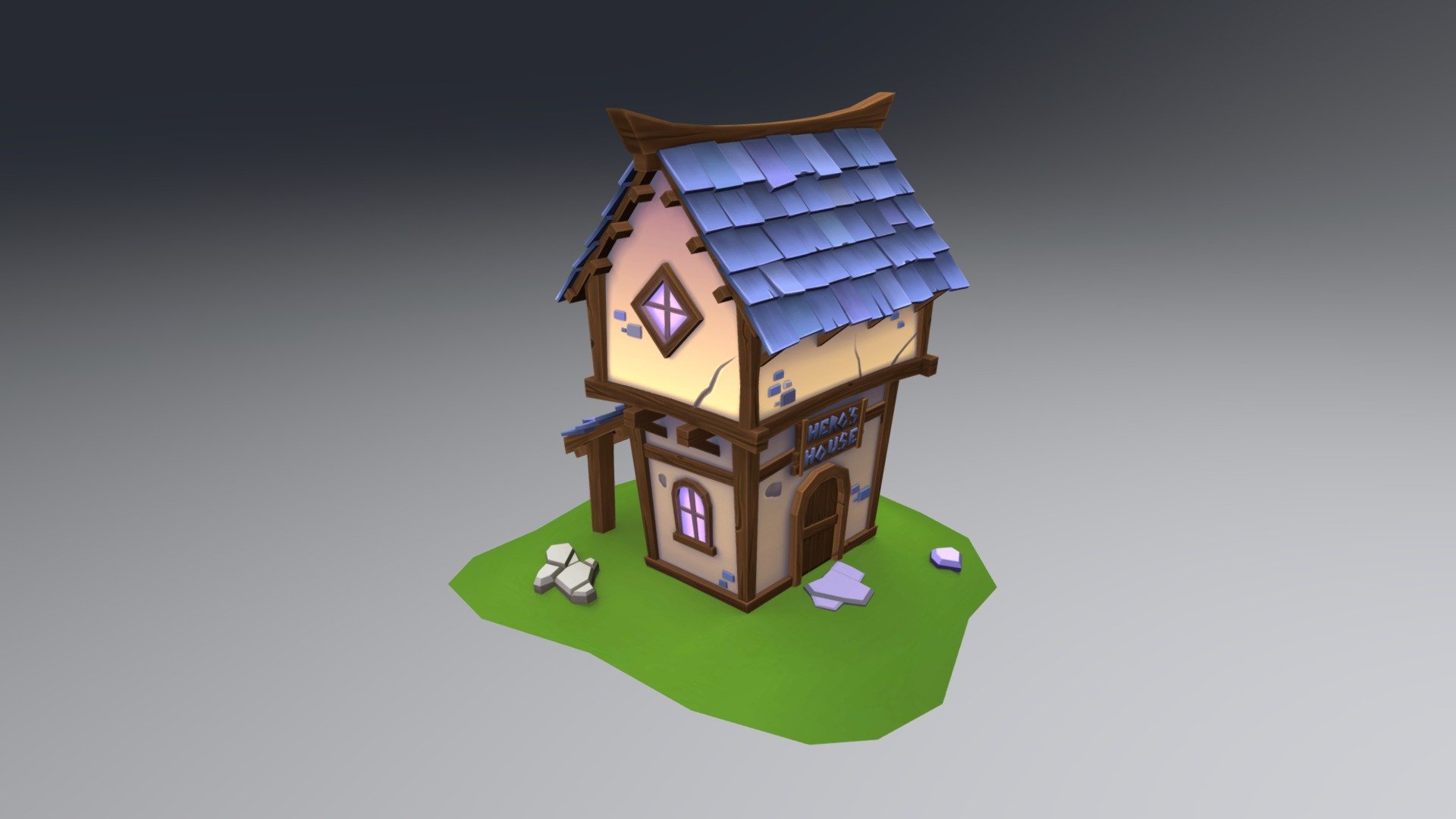 Fantasy House - 3D model by Akira Romdo (@akiratearsky) [32d2326 ...