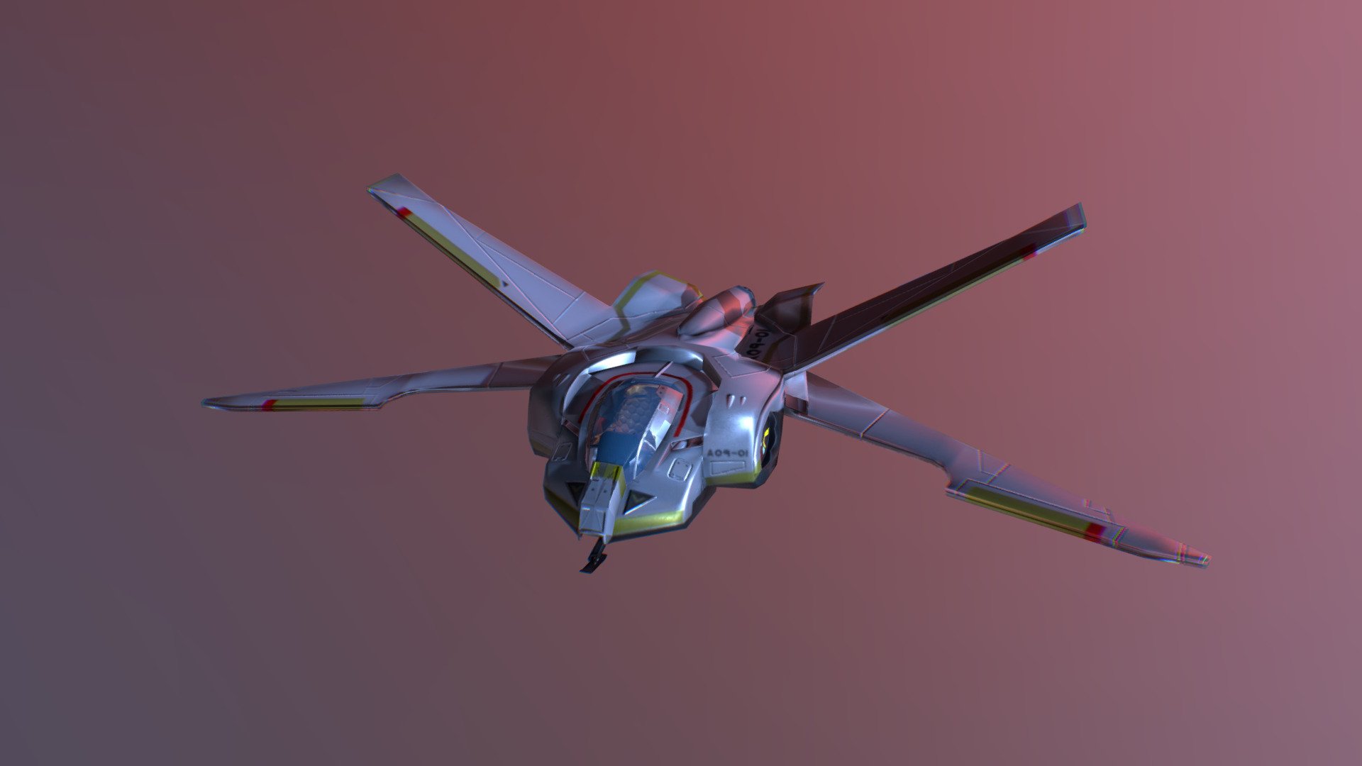 A09-01 Spaceship - 3D model by Nicolas Robert (@cavoss98) [32d2945 ...