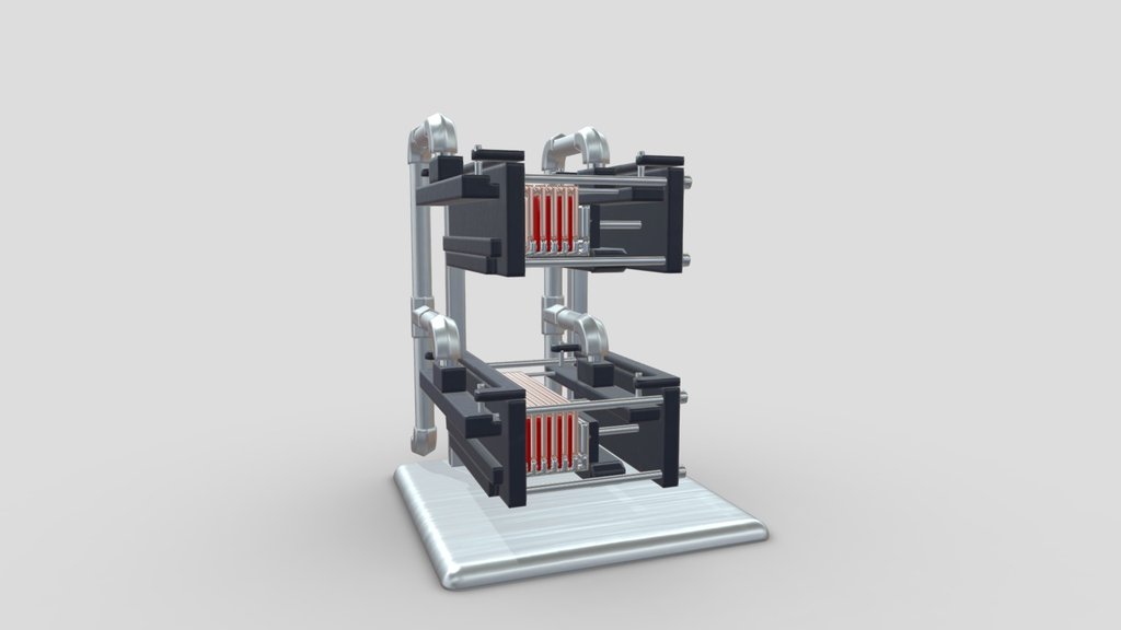 microreactor - A 3D model collection by Mieke Roth (@miekeroth) - Sketchfab