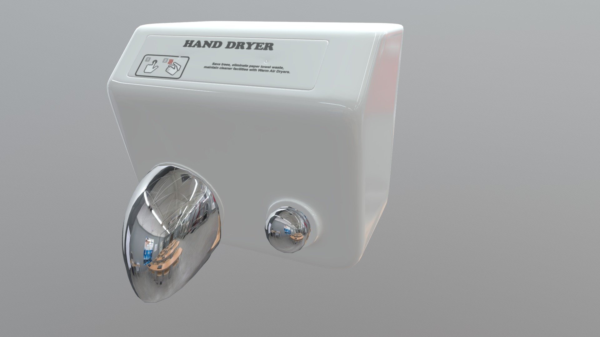 HAND DRYER - 3D model by the1manstudio [32d3482] - Sketchfab