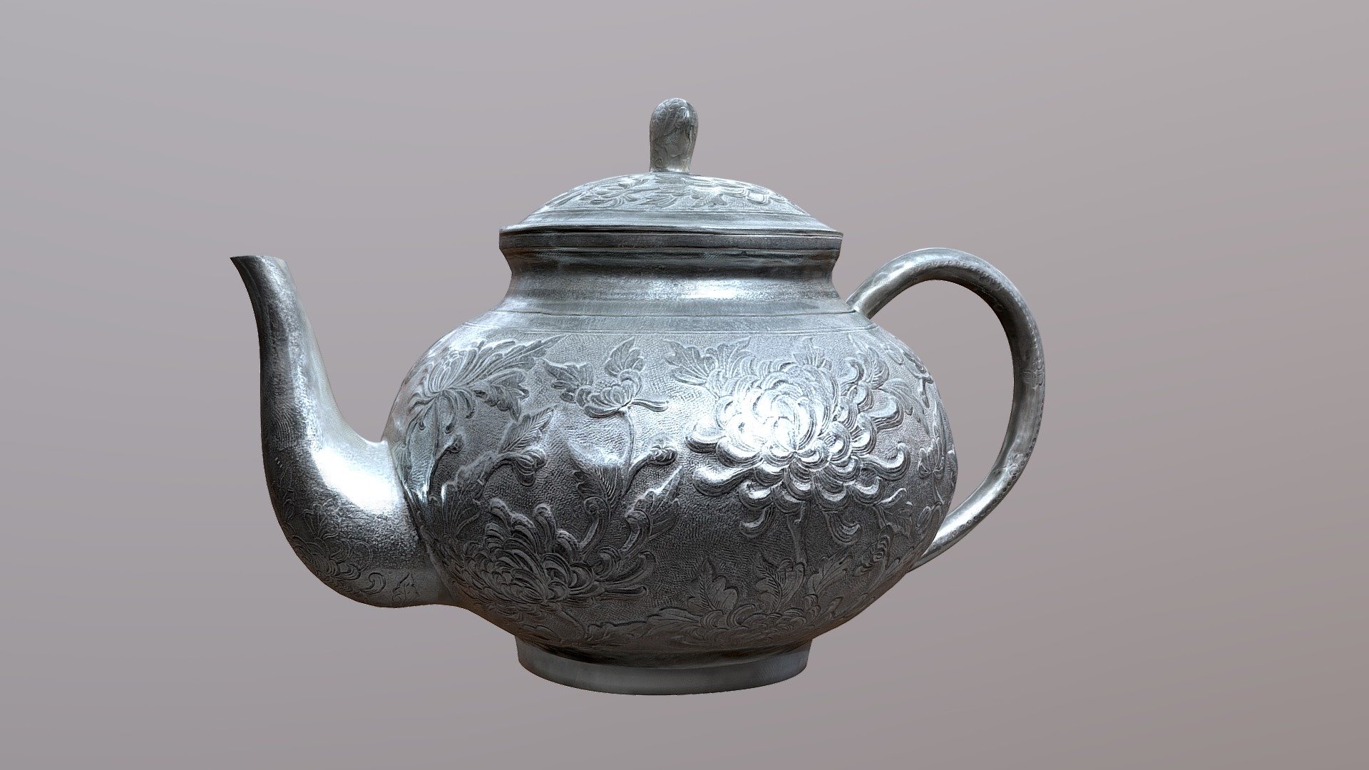 Teapot - 3D model by Zone_3D_Scan [32d4b45] - Sketchfab