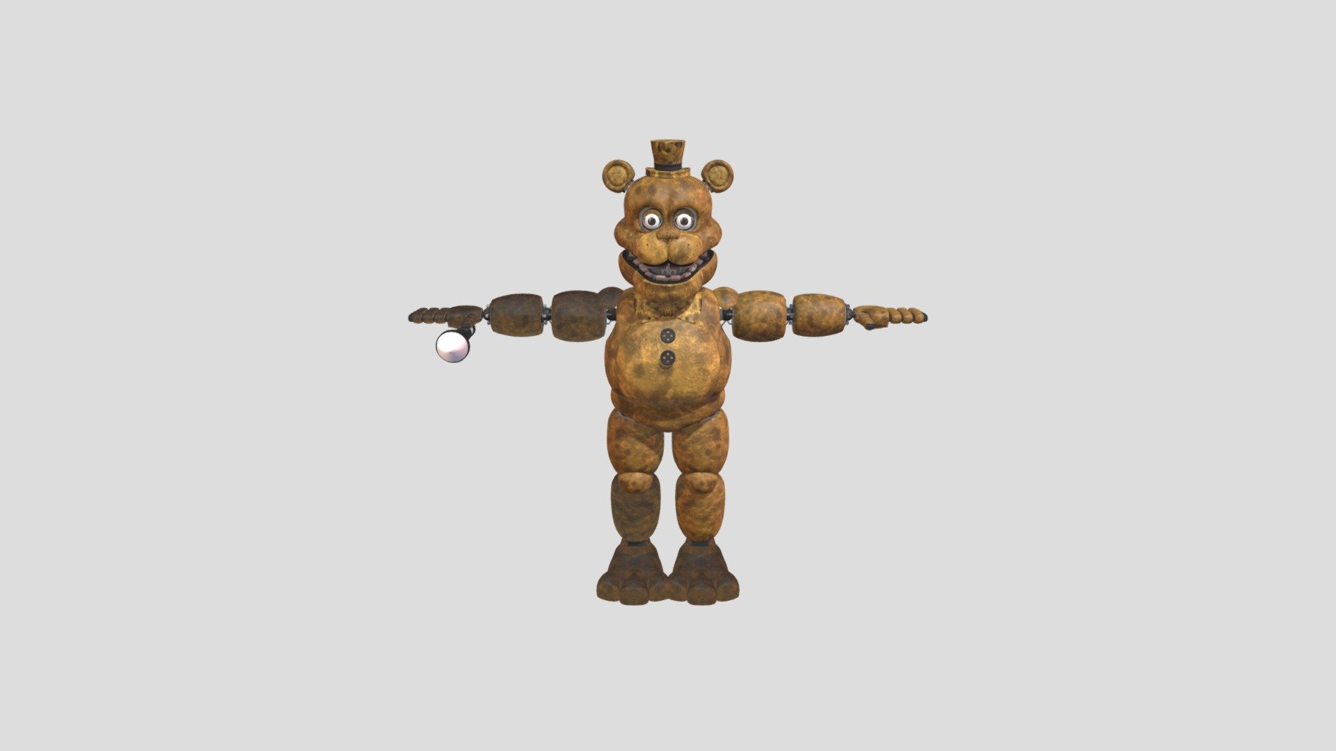 Fredbear - Download Free 3D model by Gutbear (@Moltenboi124) [32d5486] - Sketchfab