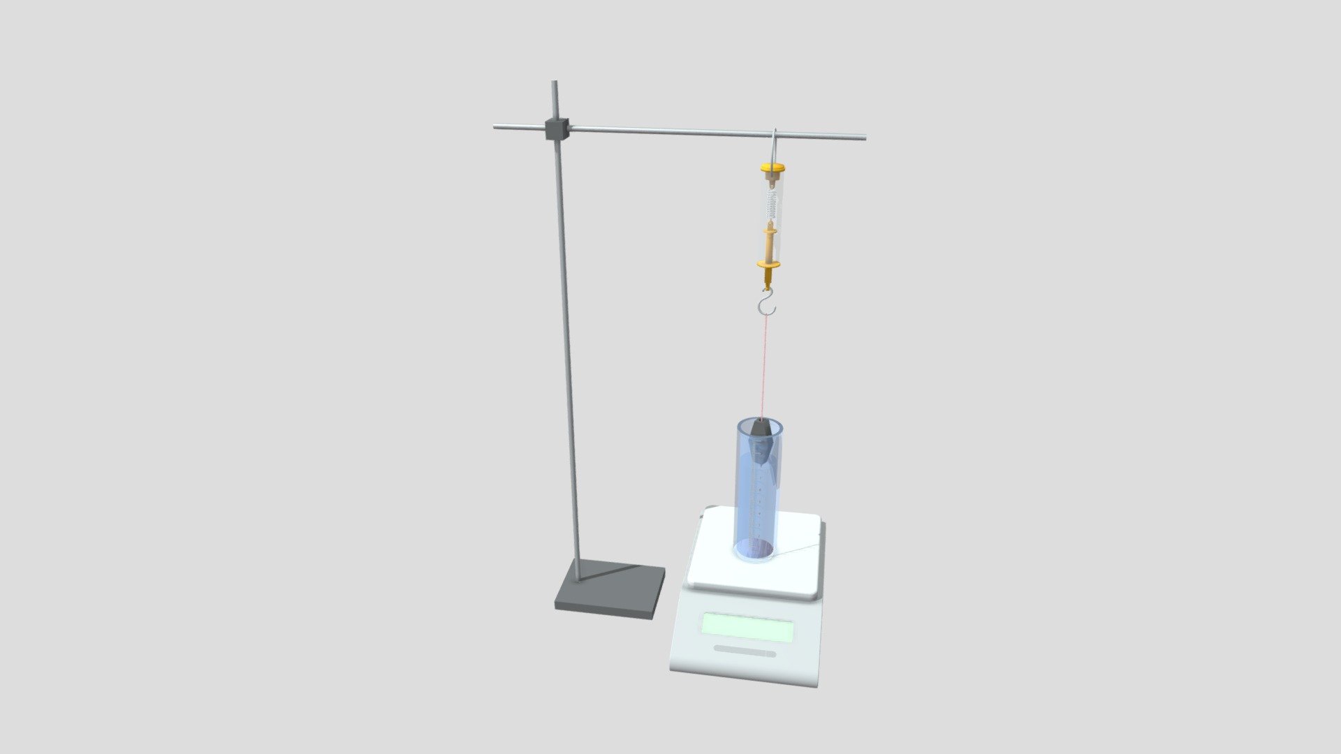 Fysik Opdrift Forsøg Opstilling - 3D model by Jens.Haugaard [32d7bb3 ...