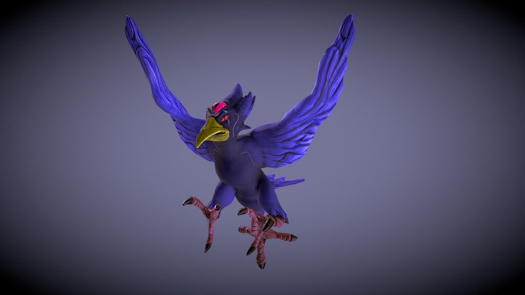 Fantasy Raven - 3D model by Nosfera [32d8472] - Sketchfab