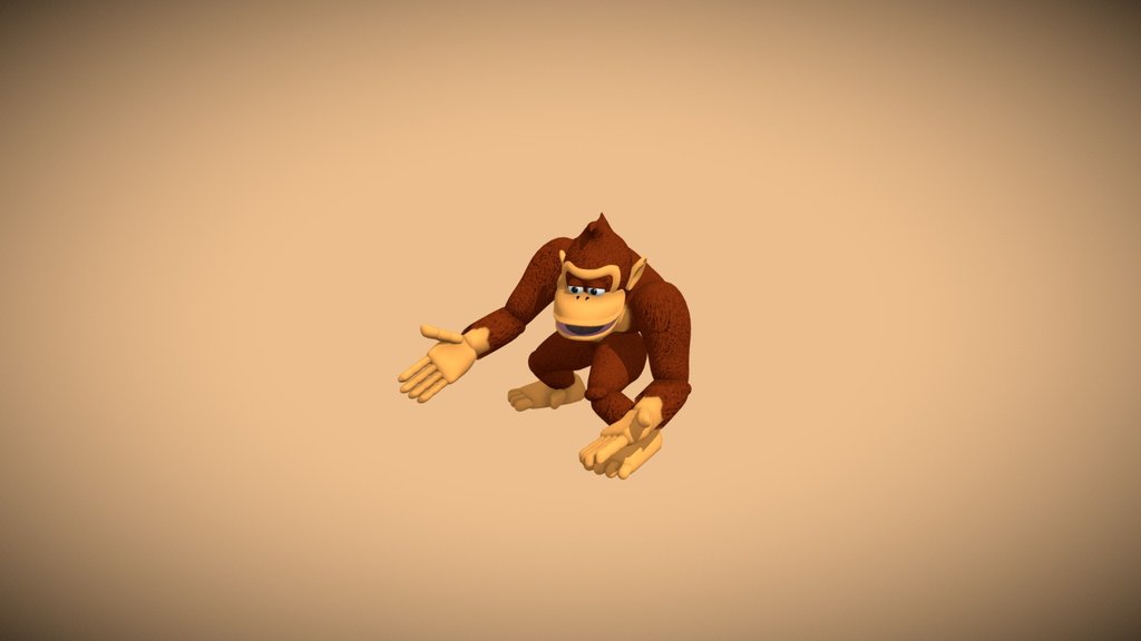Donkey Kong - A 3D model collection by jameso2 - Sketchfab