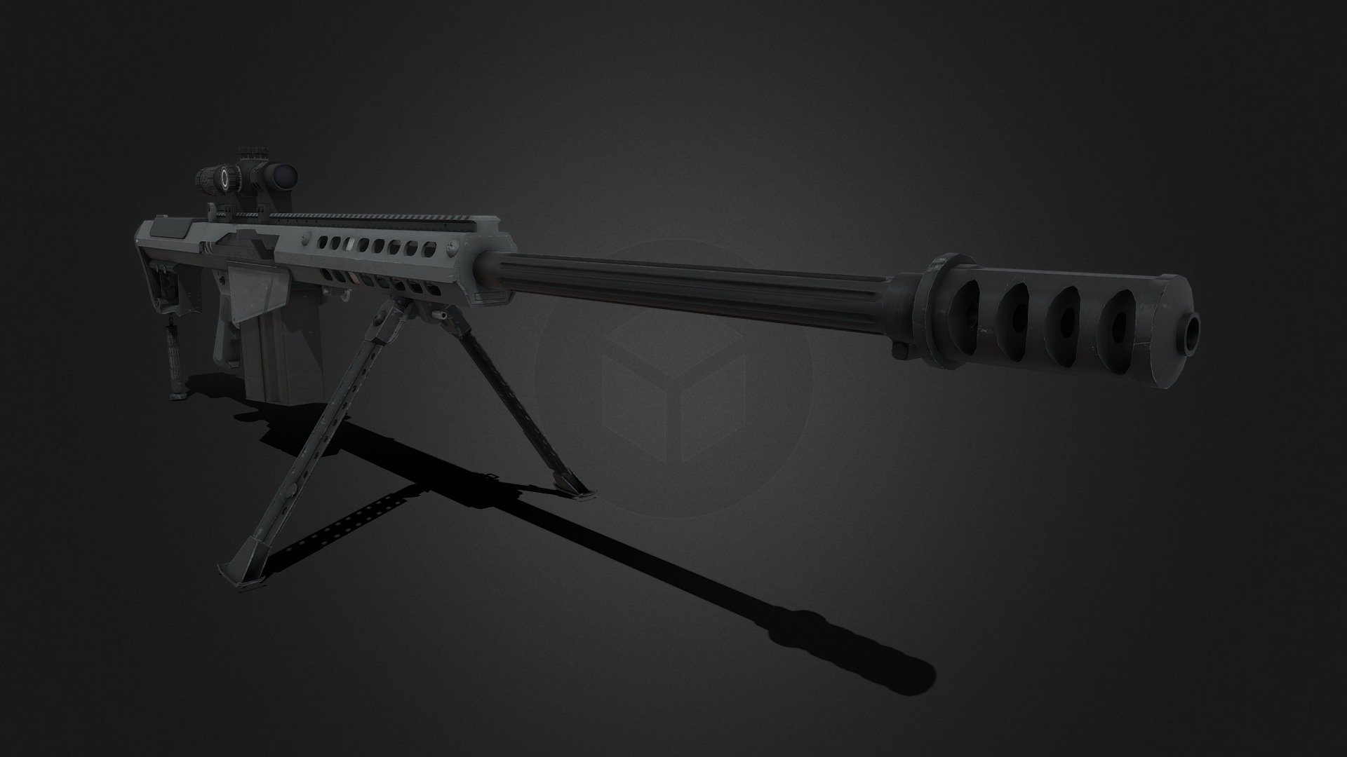 M107A1 - 3D model by Dark Labyrinth Studio (@DarkLabyrinthStudio ...