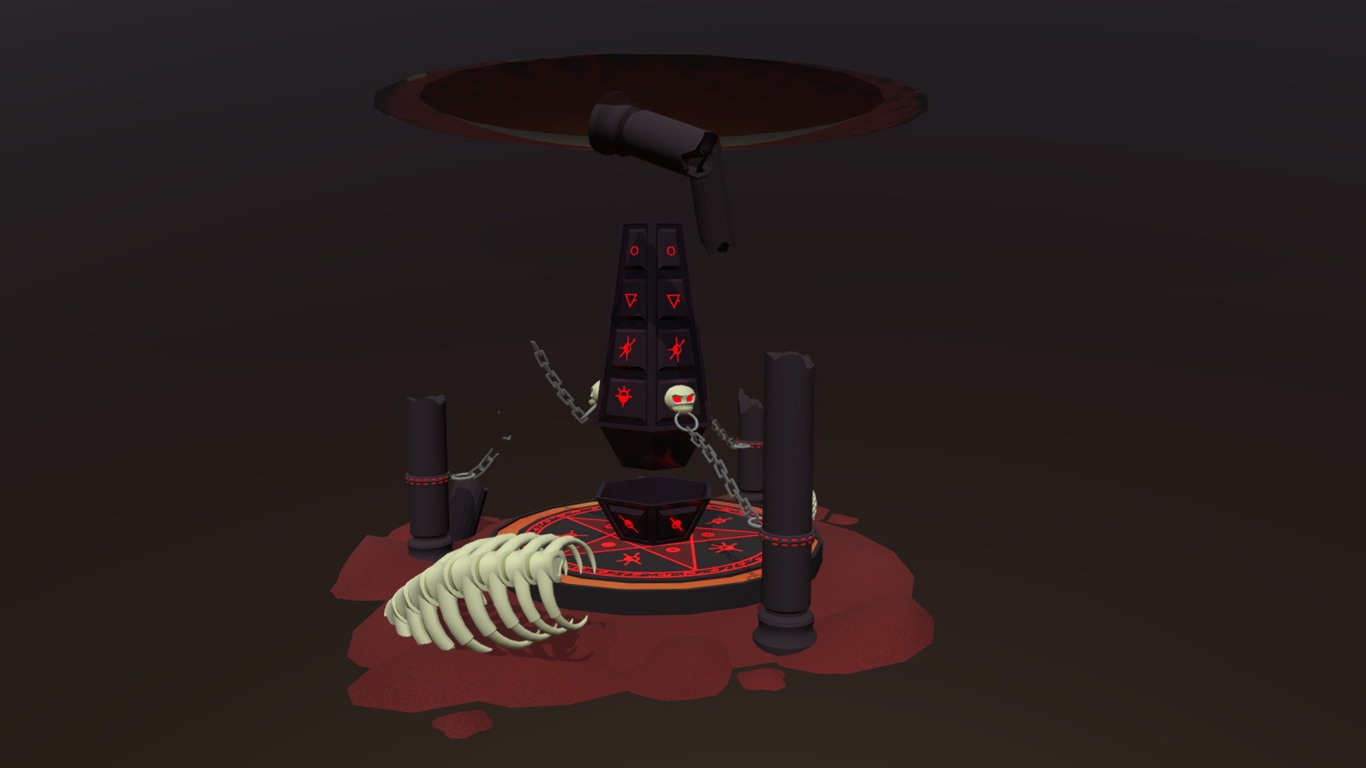 Project 1 - Diorama - Demonic Obelisk - 3D model by msaab [32dd882 ...