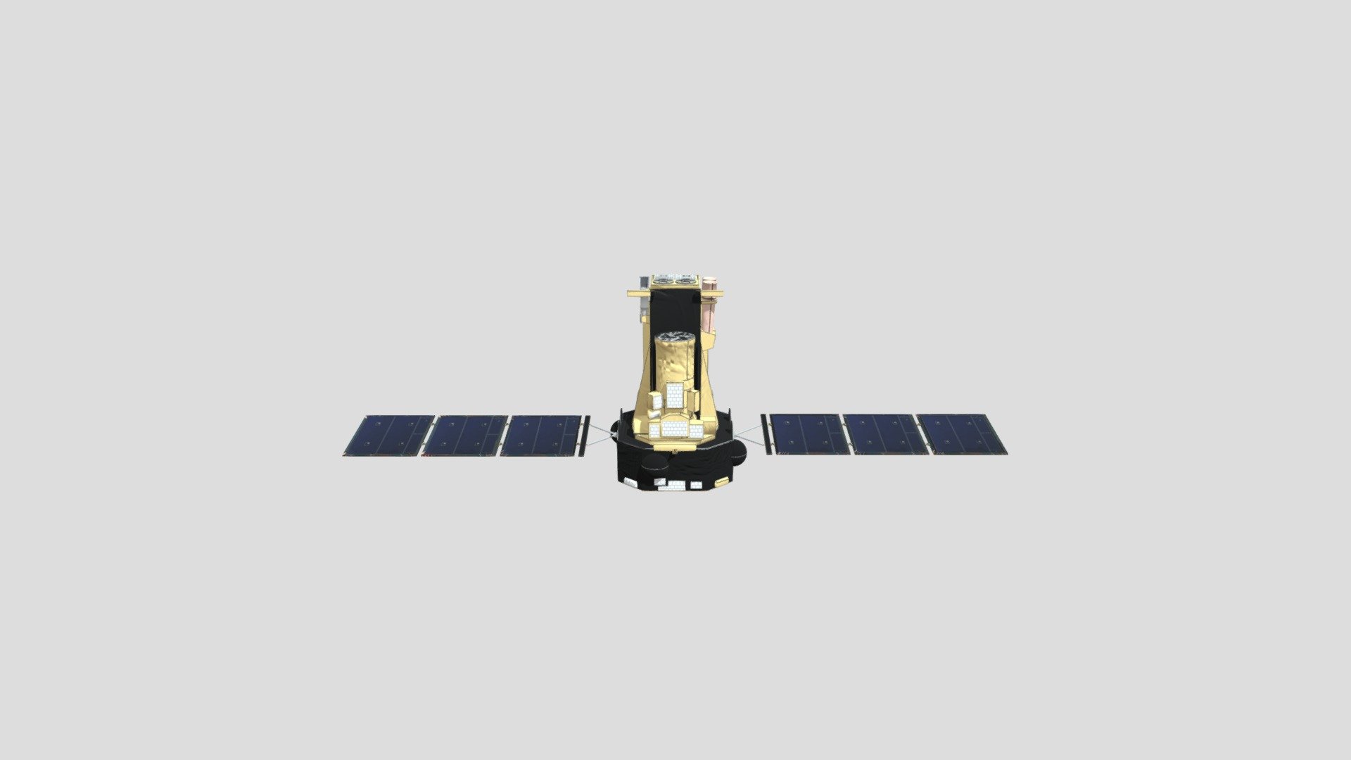 INTEGRAL SpaceCraft (ESA) - Download Free 3D model by volodymyrss ...
