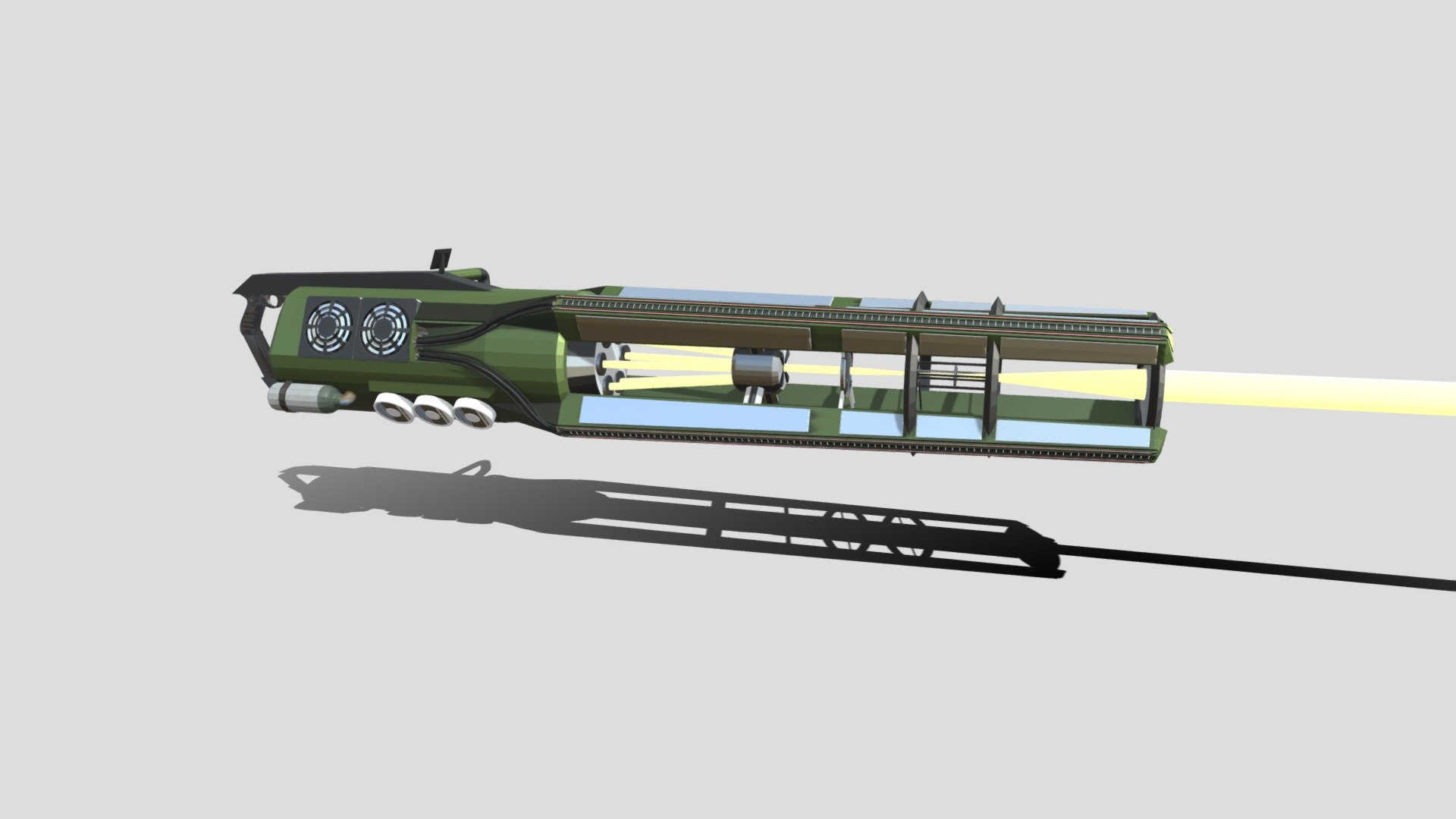 heavy Laser - 3D model by cmackie [32df56e] - Sketchfab