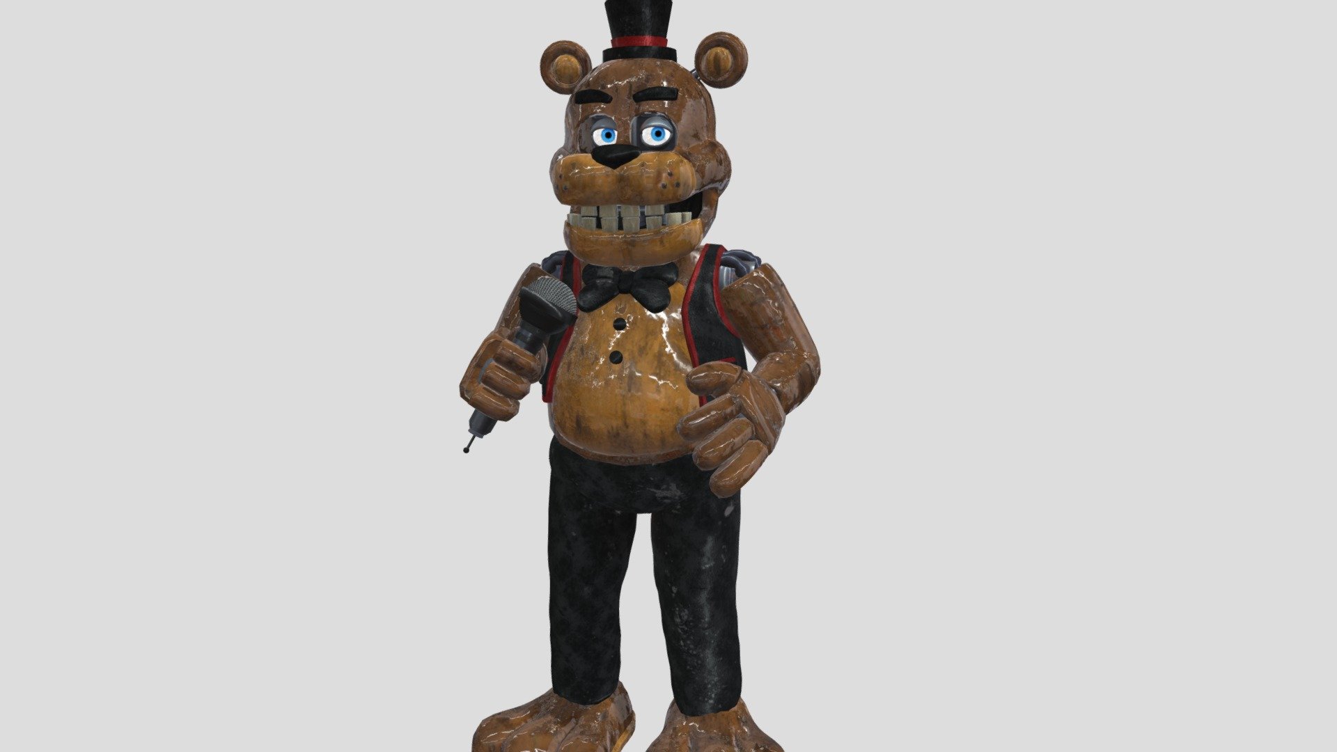 Freddy + - Download Free 3D model by skylajade69 [32e02ae] - Sketchfab