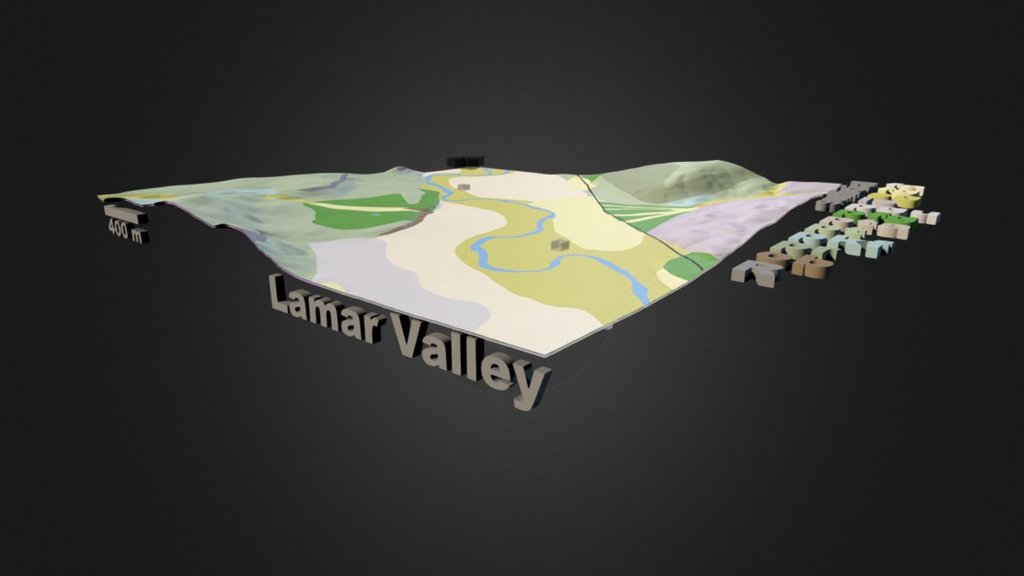 Lamar Valley - 3D model by fecr2o4 [32e1756] - Sketchfab