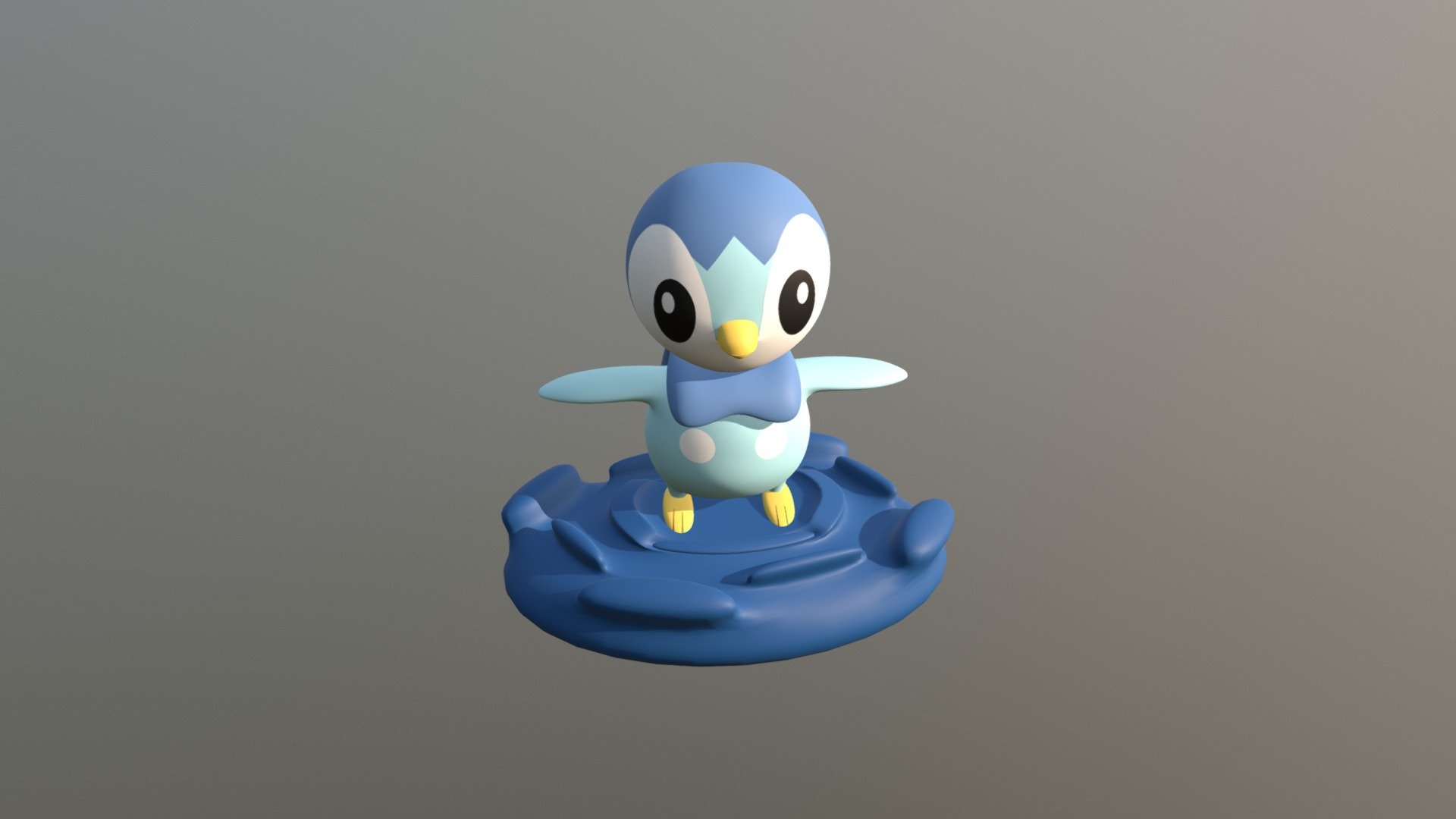 Hugo Ruiz Piplup - 3D model by hugoruix [32e21ec] - Sketchfab