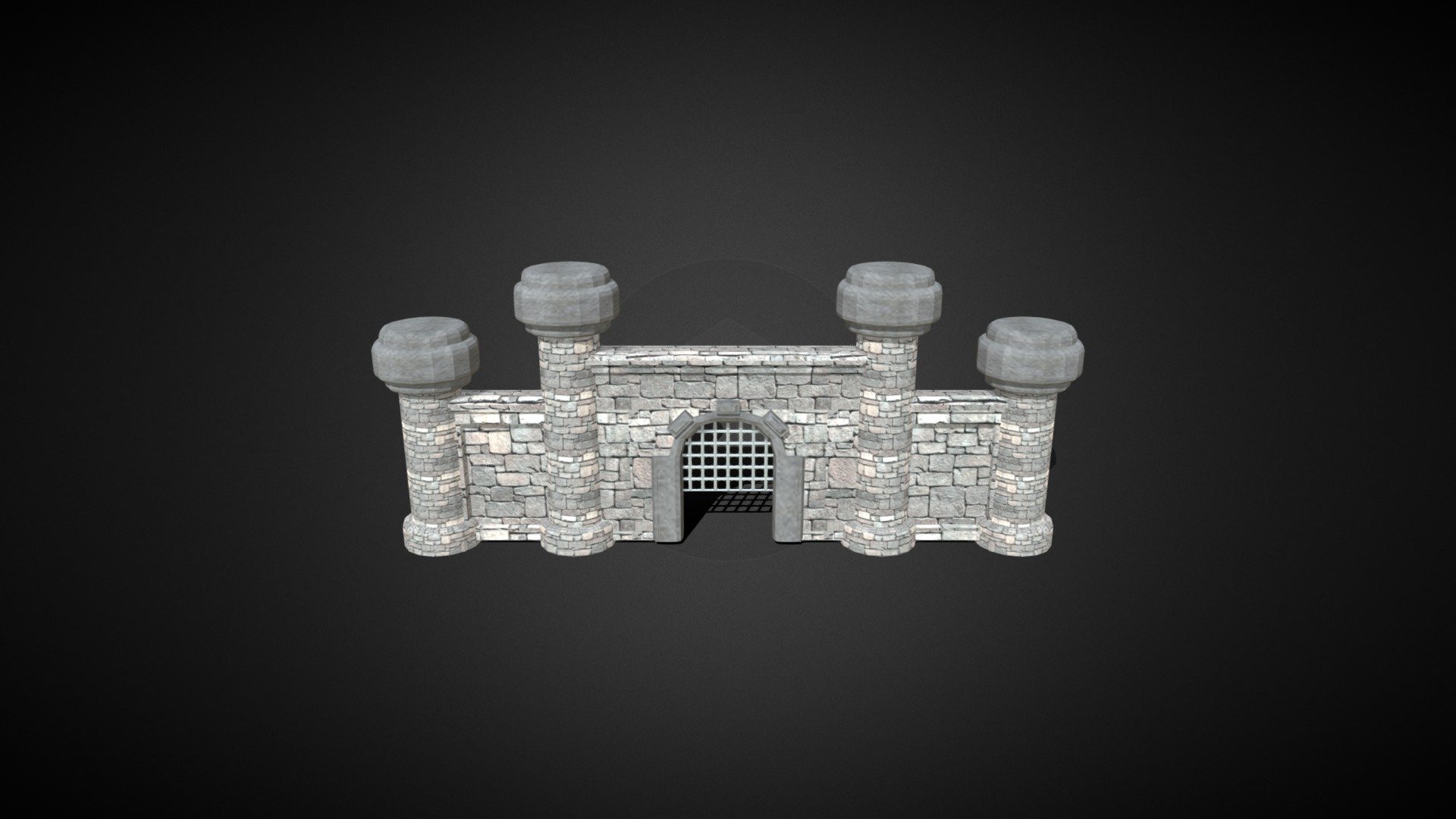 Castle Door - Download Free 3D model by farooq.smurf [32e4ebe] - Sketchfab