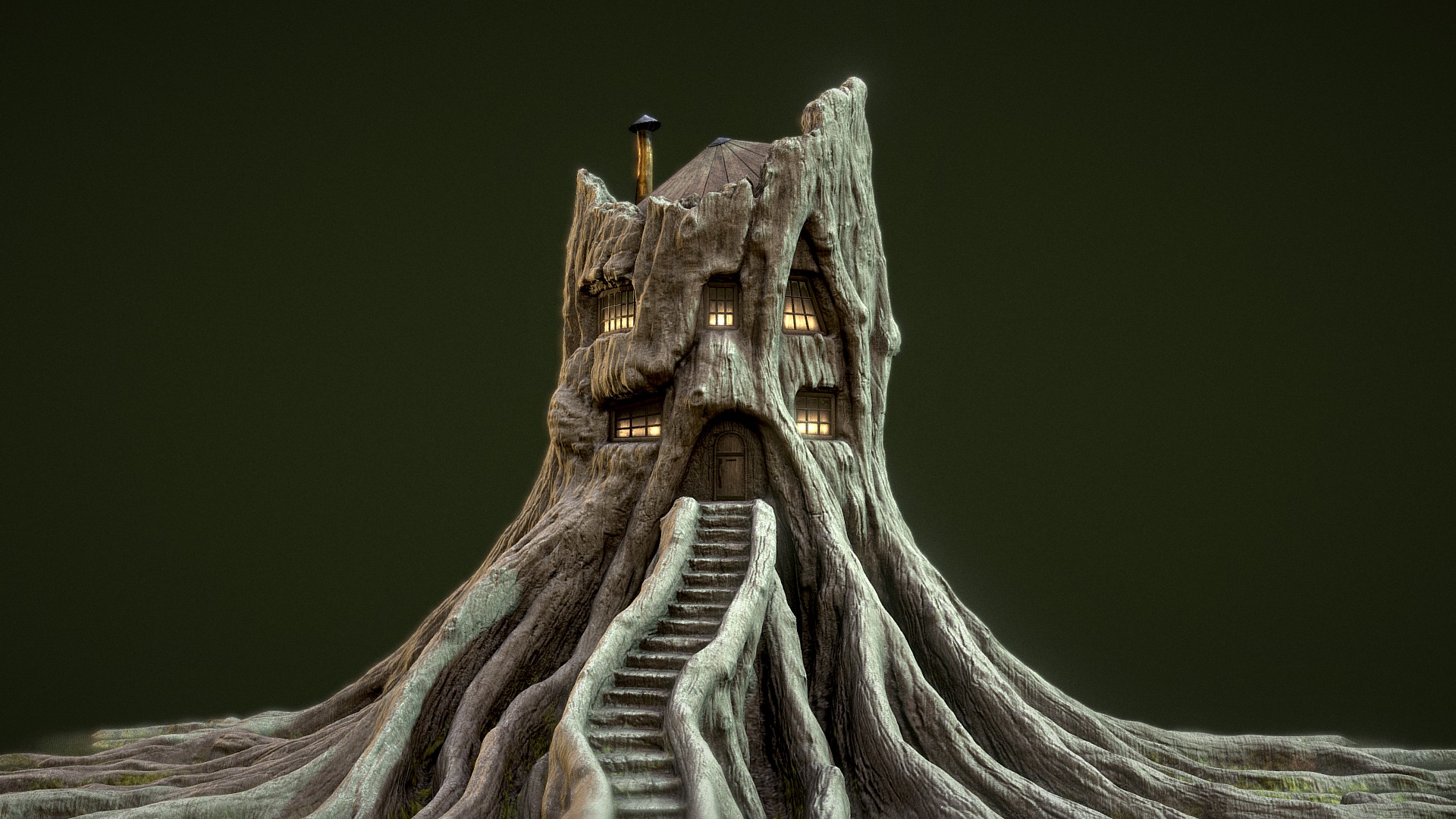 Treehouse - 3D model by patrix [32e5ad5] - Sketchfab