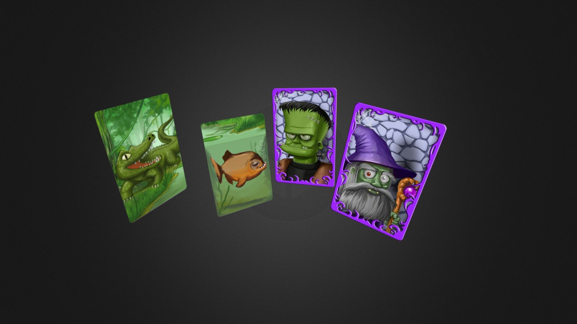 Flipty Jumble Cards - 3D model by alejandro.espora [32e60a2] - Sketchfab