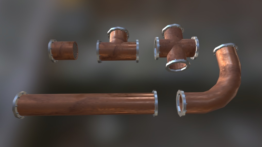 Pipes - 3D model by twrubacky [32e6fa2] - Sketchfab