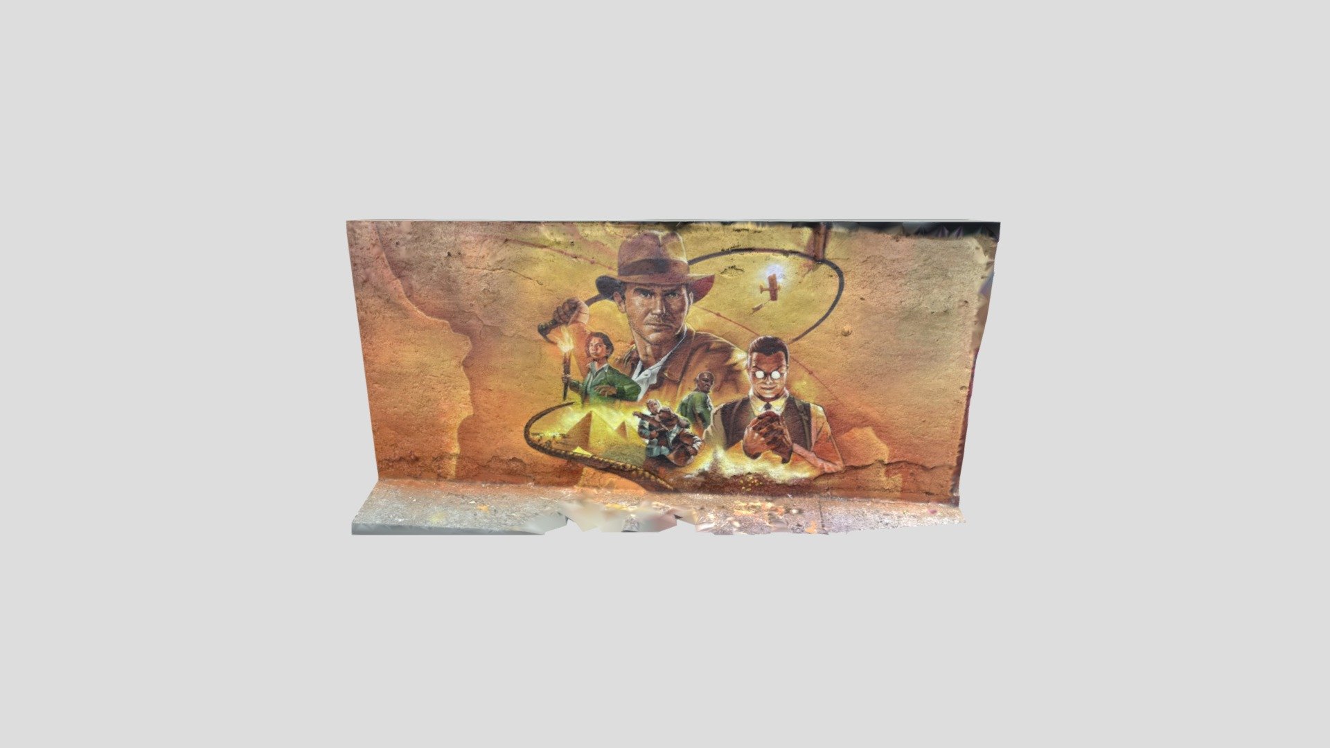 Mural Indiana Jones - 3D model by Uam-Xochimilco (@uamx) [32e7180 ...