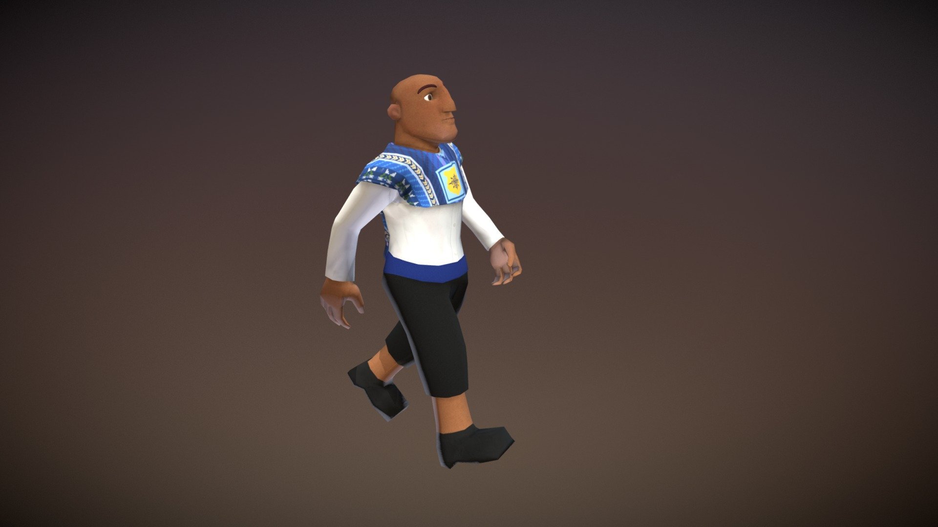 cartoon Human character - 3D model by Heberth (@HeberthPinilla ...