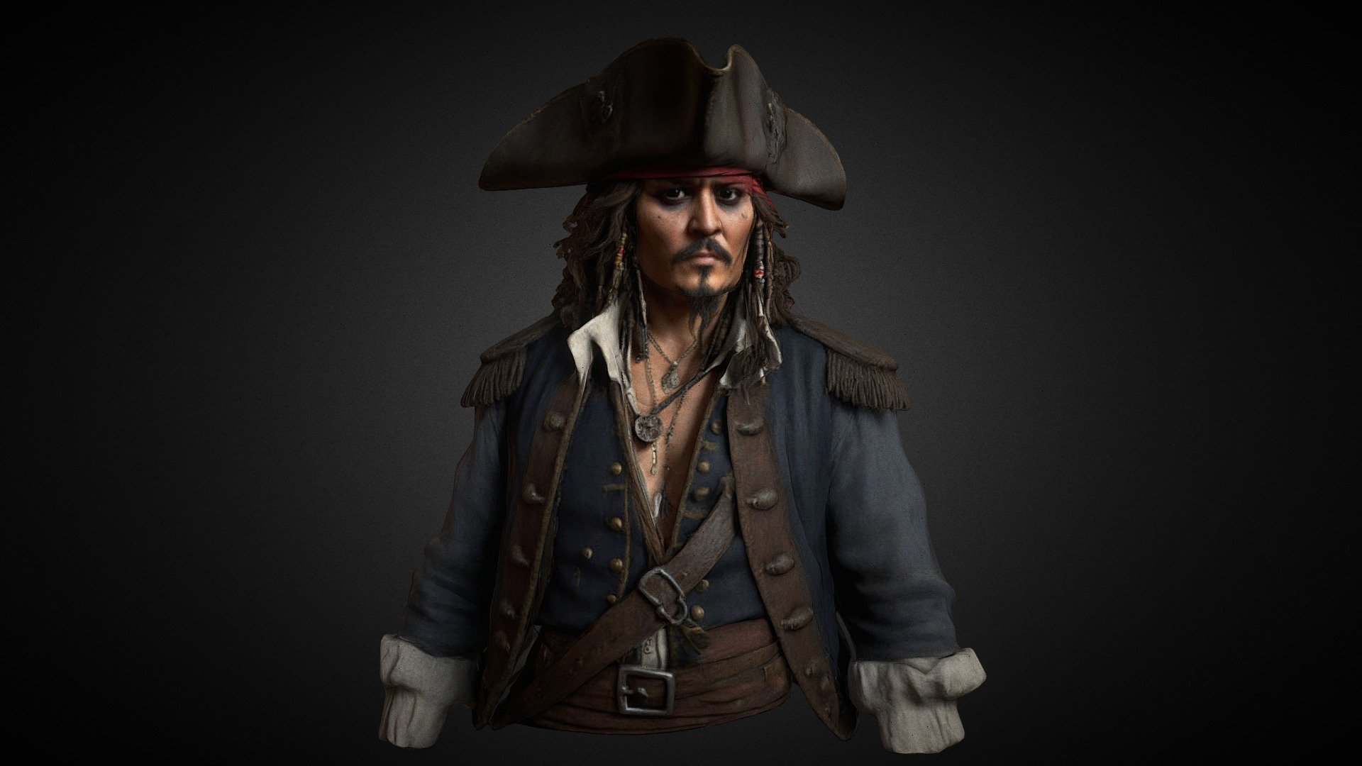 Captain Jack Sparrow - Download Free 3D model by klava88 [32e9d52 ...