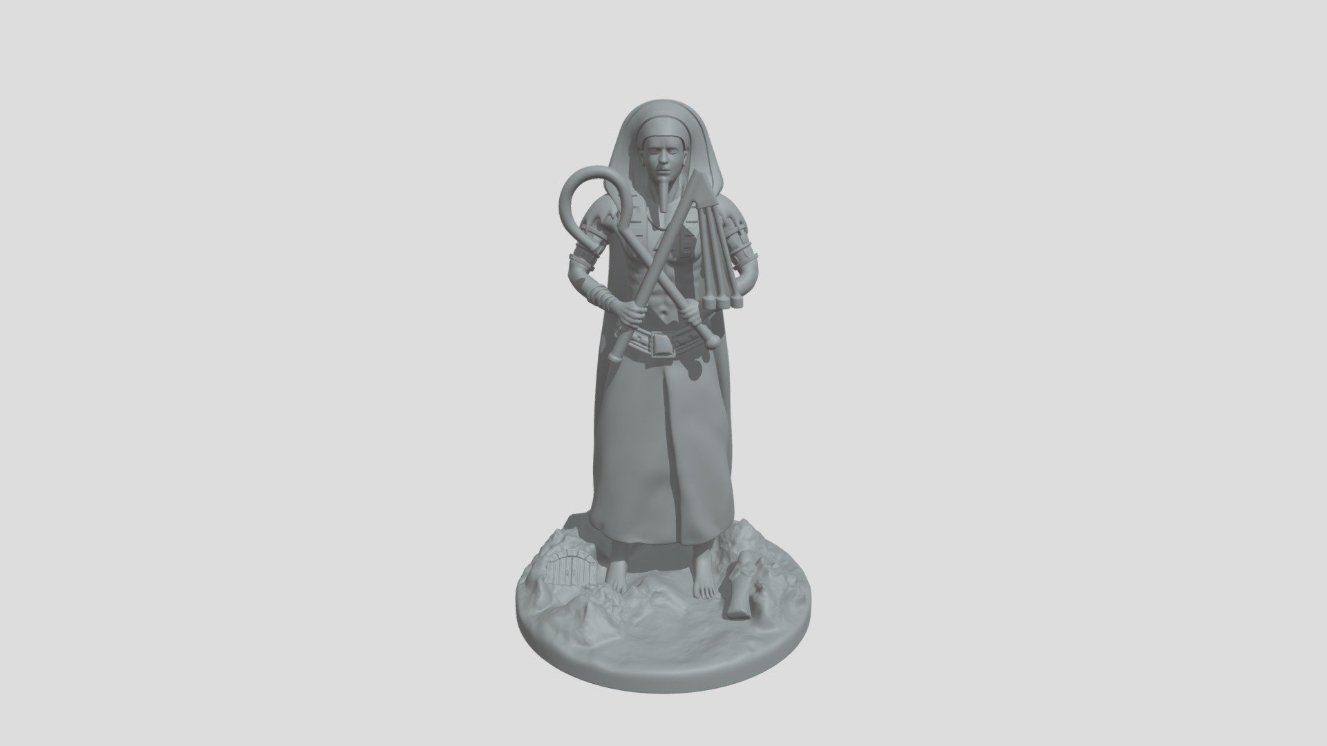 God Osiris Miniature Print - 3D model by Joel (@JoelKilb) [32ea4ab ...